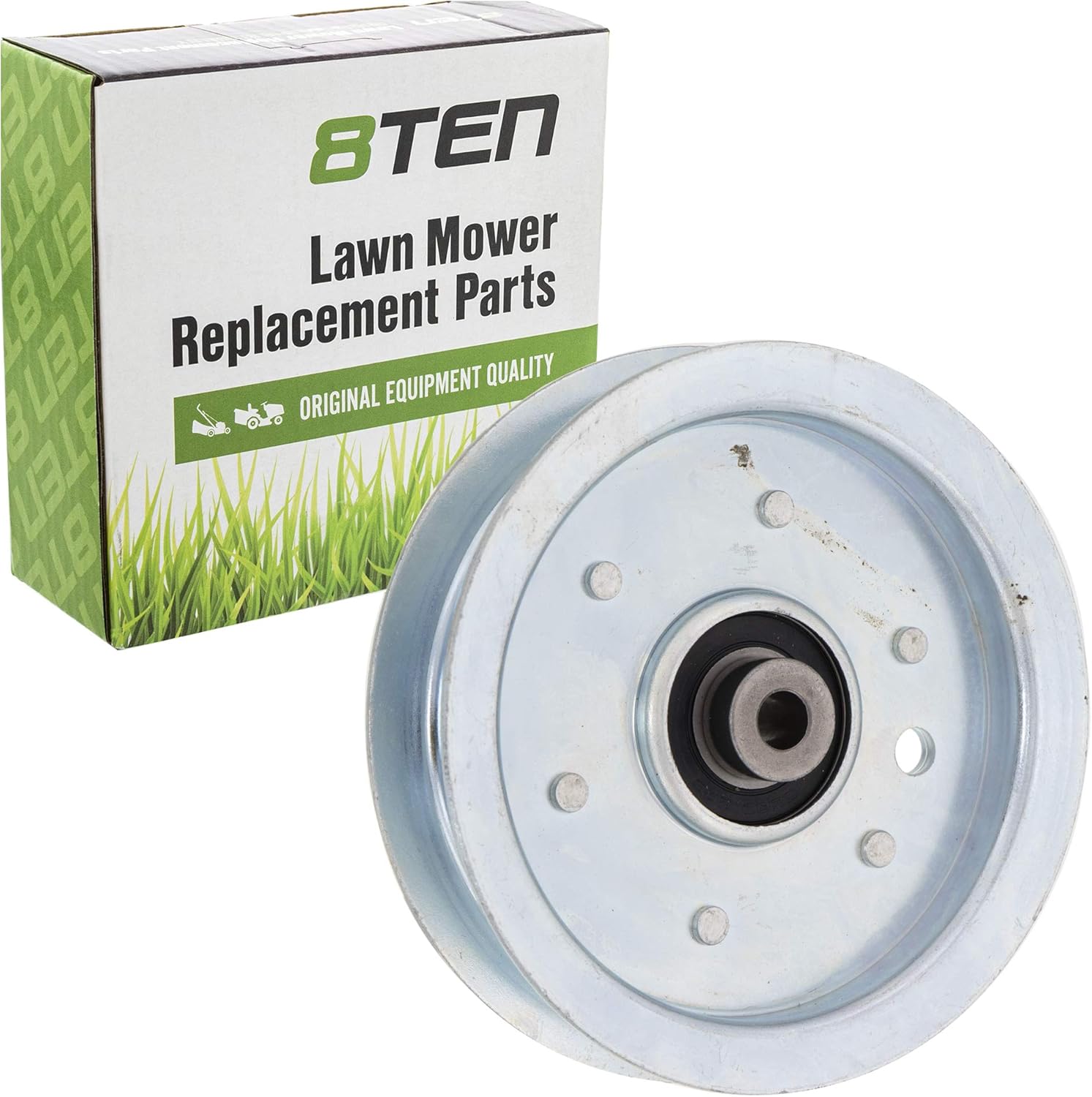 Amazon.com: 8TEN Heavy Duty Flat Idler Pulley for Cub Cadet MTD RZT50 ...