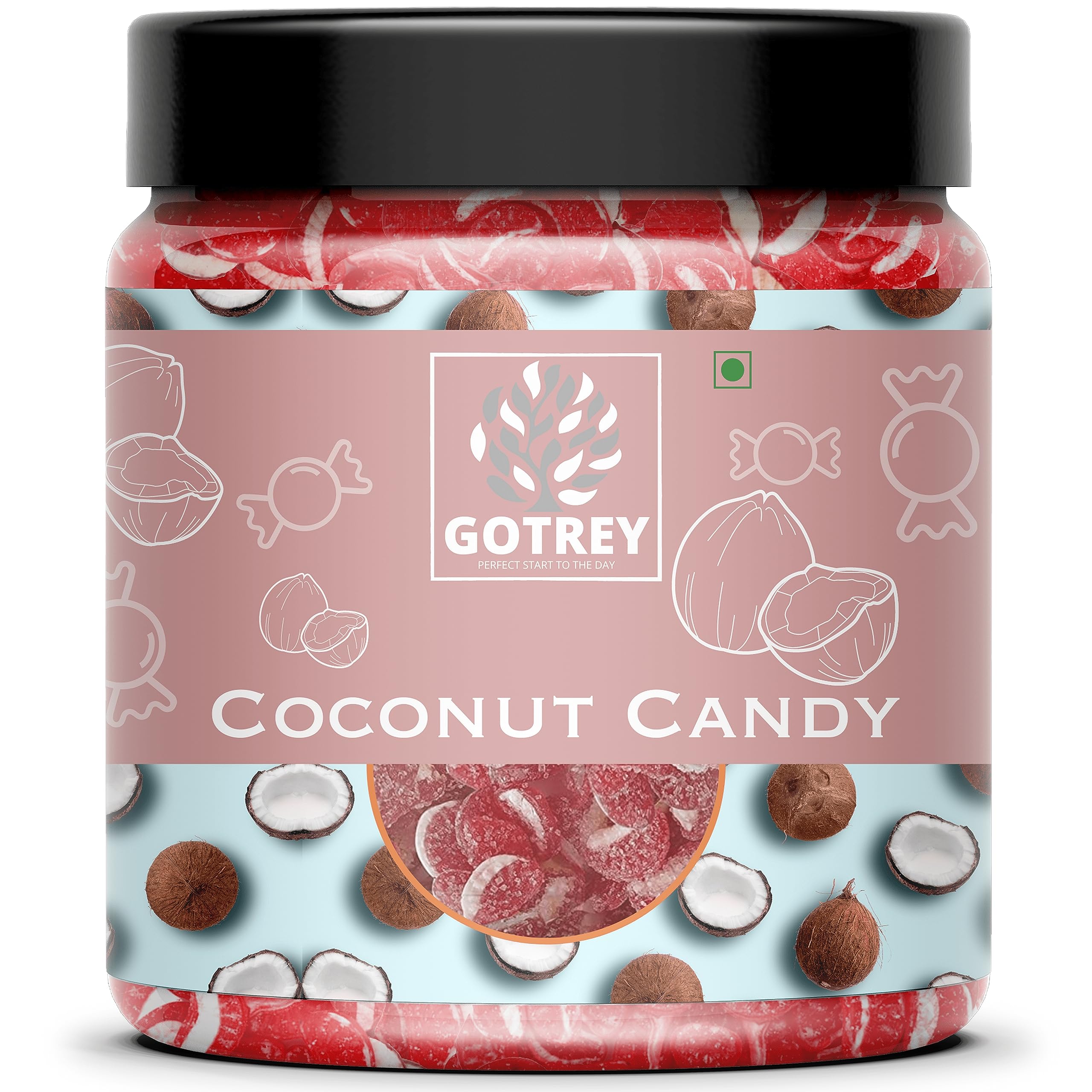 Buy GOTREY Coconut Candy 800 gm Real Nariyal Popping Toffee Sweet ...