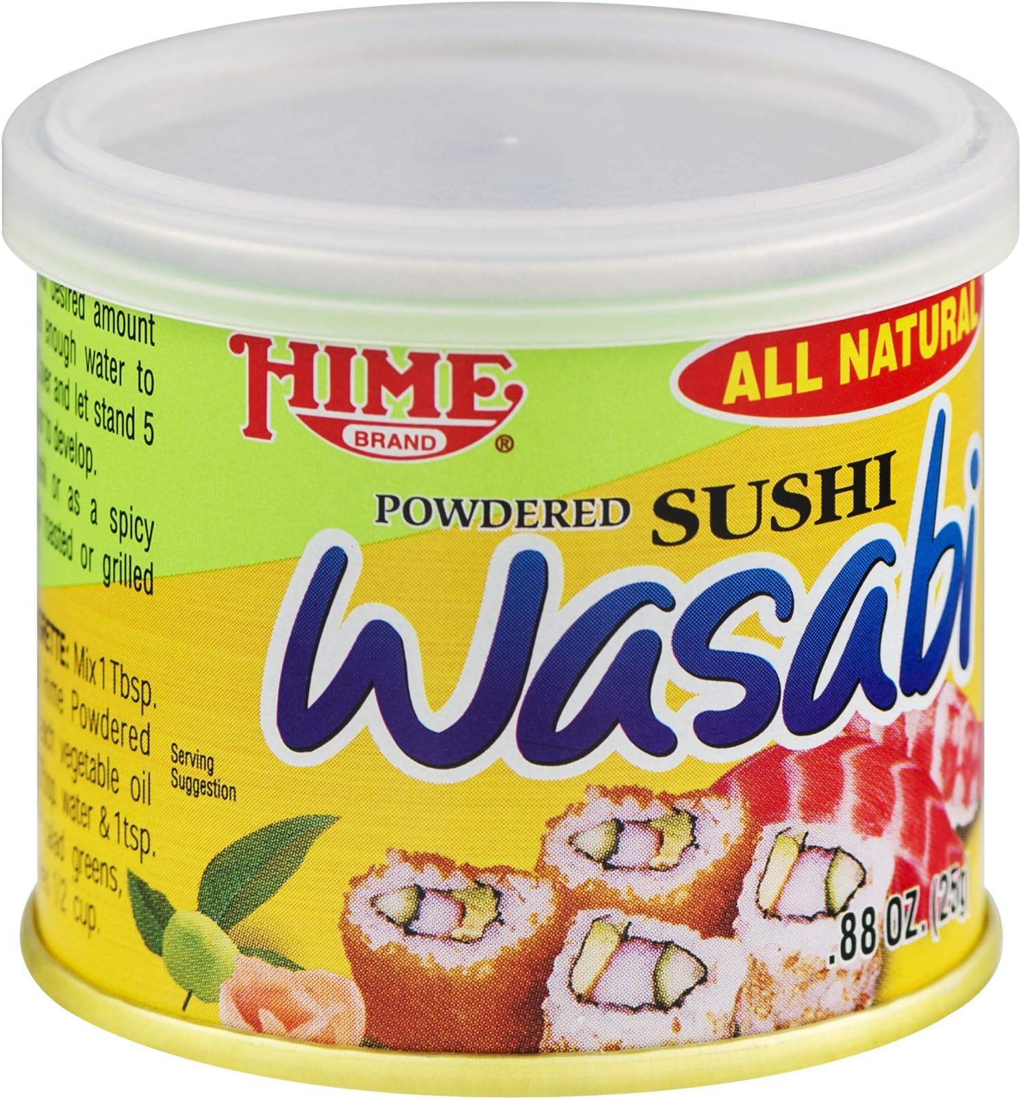 Amazon.com : Japanese Sushi Wasabi Powder, .88-Ounce Cans (Pack of 10 ...
