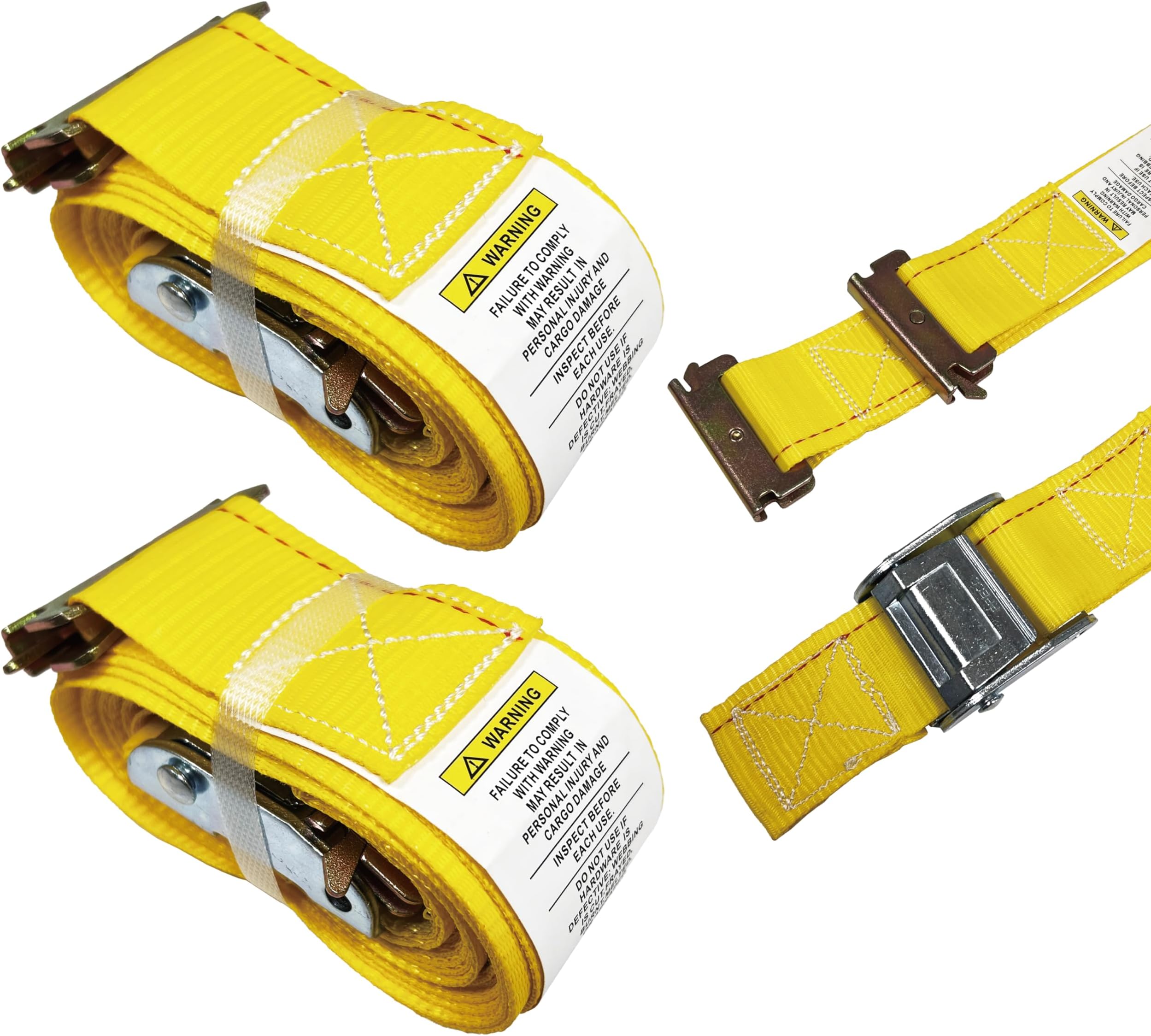 Amazon.com: E Track Cam Buckle Straps 2" x 20' Logistic Cargo Tie-Down ...