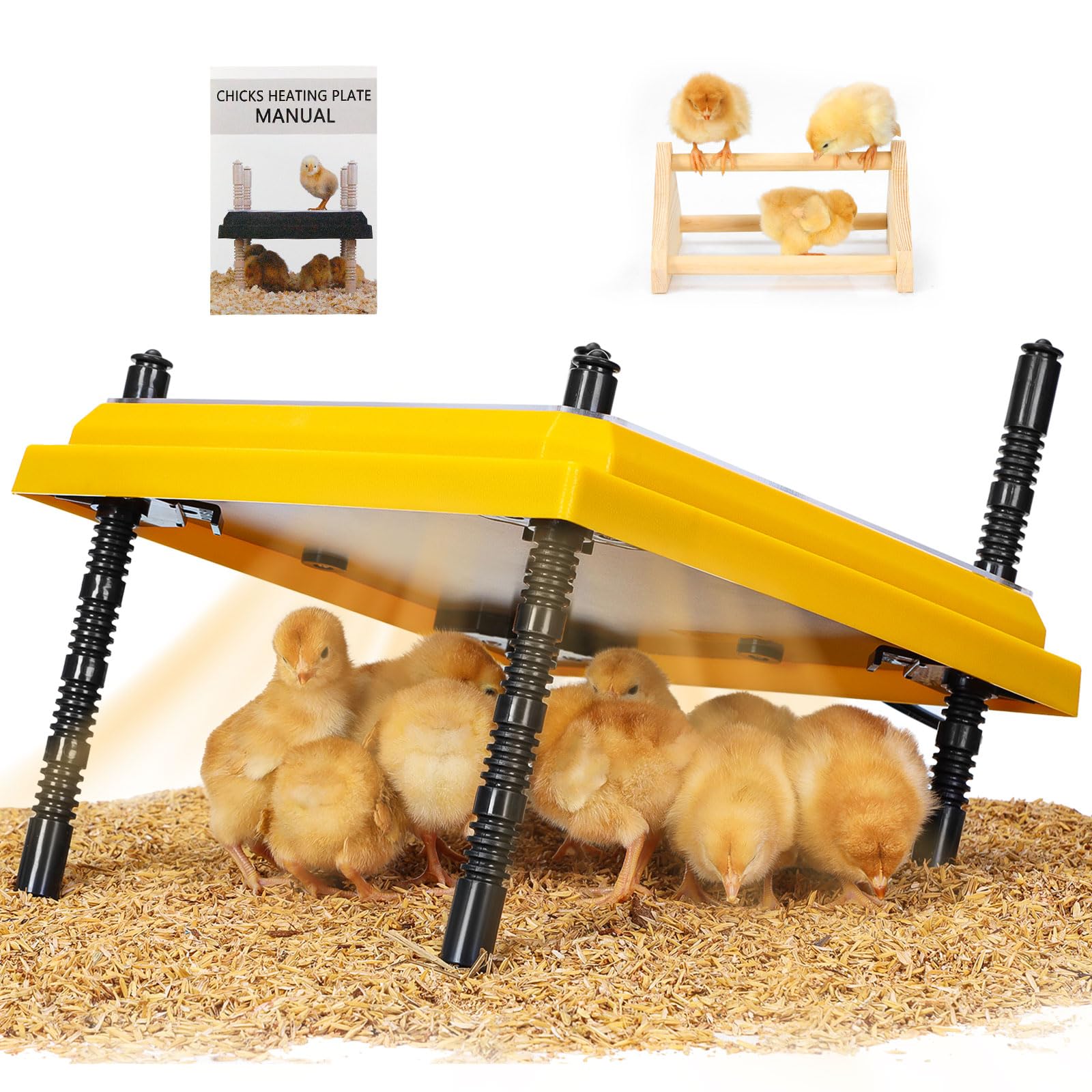 Amazon.com : NesCozy Brooder Heating Plate for Chicks Adjustable: with ...