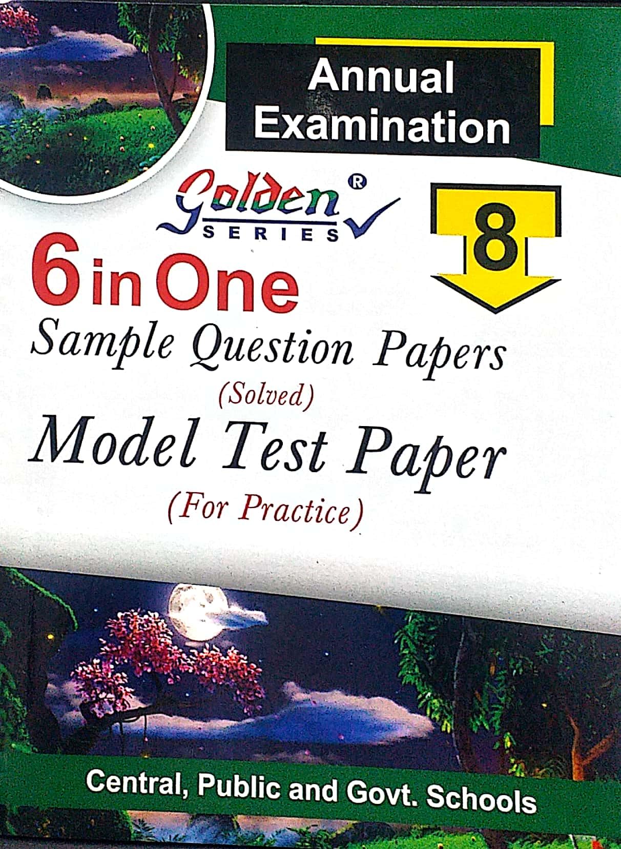 Buy Golden Series Class 8th 6 In One Sample Question Papers Solved ...