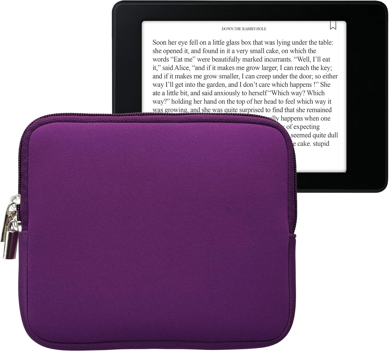 kwmobile Neoprene e-Reader Pouch Size 6,8-7" eReader - Universal eBook ...