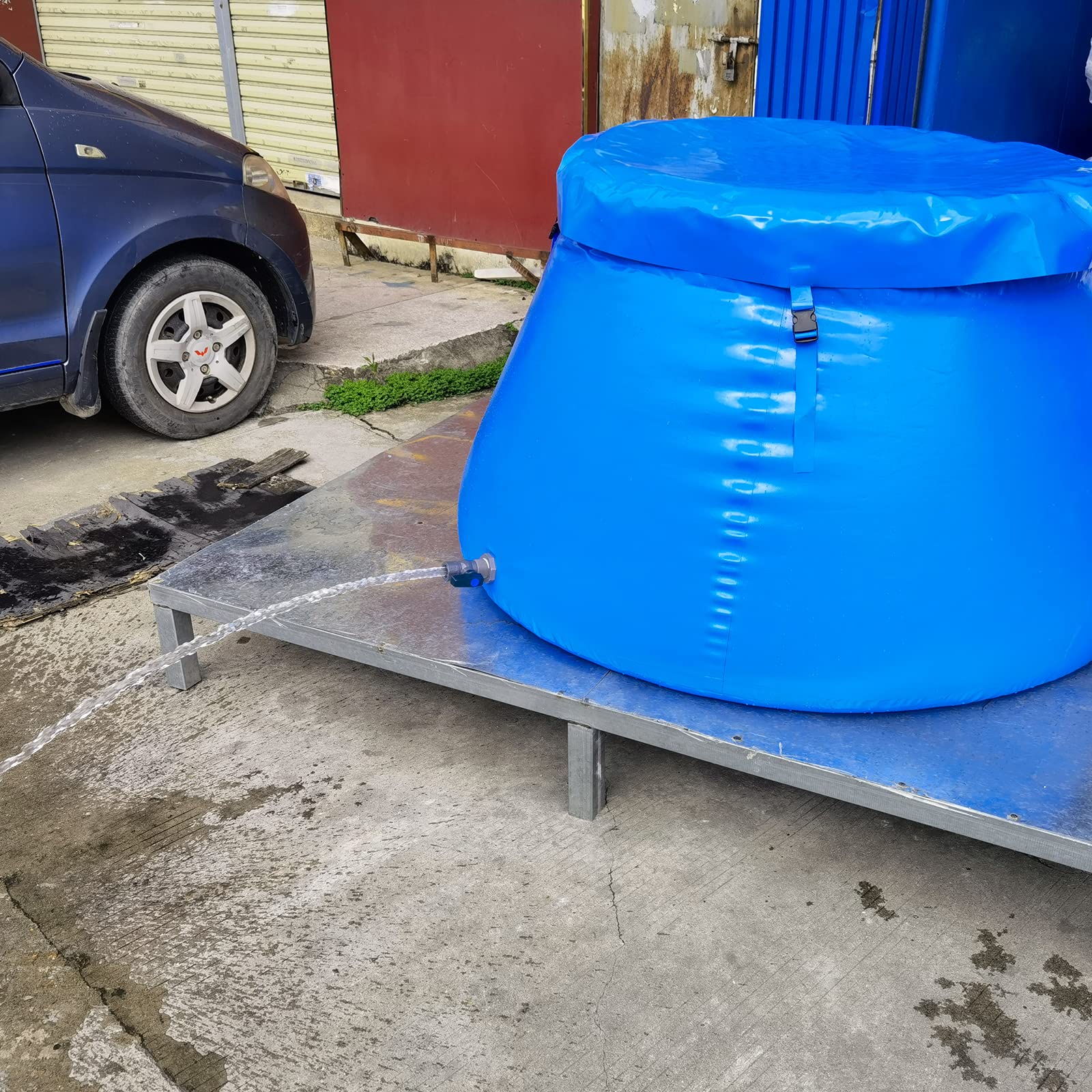 LTCANOPY 1000L/260gal Water Storage Bladder,Large-Capacity Foldable ...