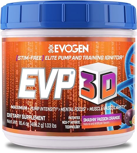 Amazon.com: Evogen EVP 3D - Stim Free Pre Workout Powder for Men ...