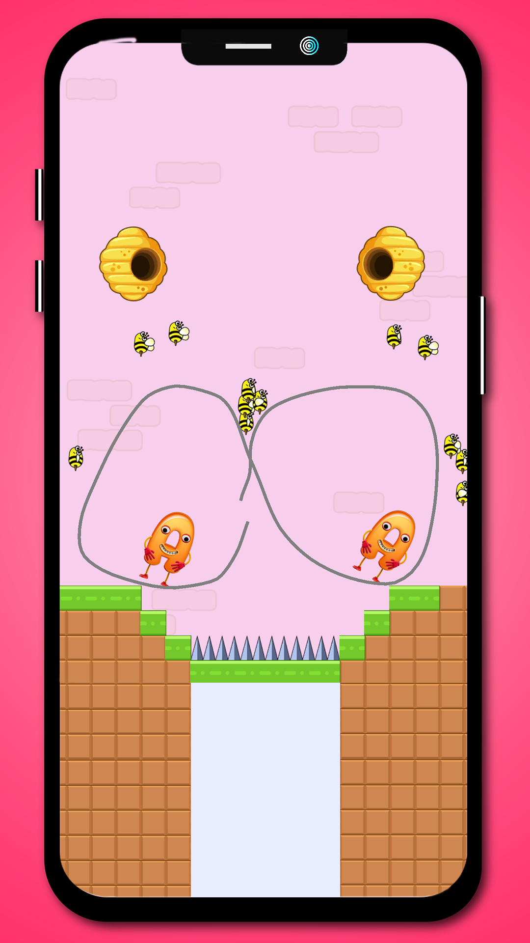 Protect ABC Alphabet! Draw Line to Rescue A-Z Letters Challenge ...