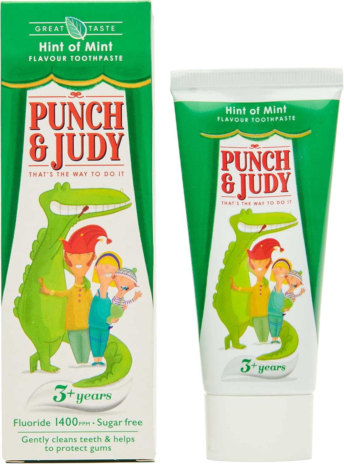 Amazon.com: Punch & Judy - Hint of Mint Flavour Toothpaste, Fluoride ...