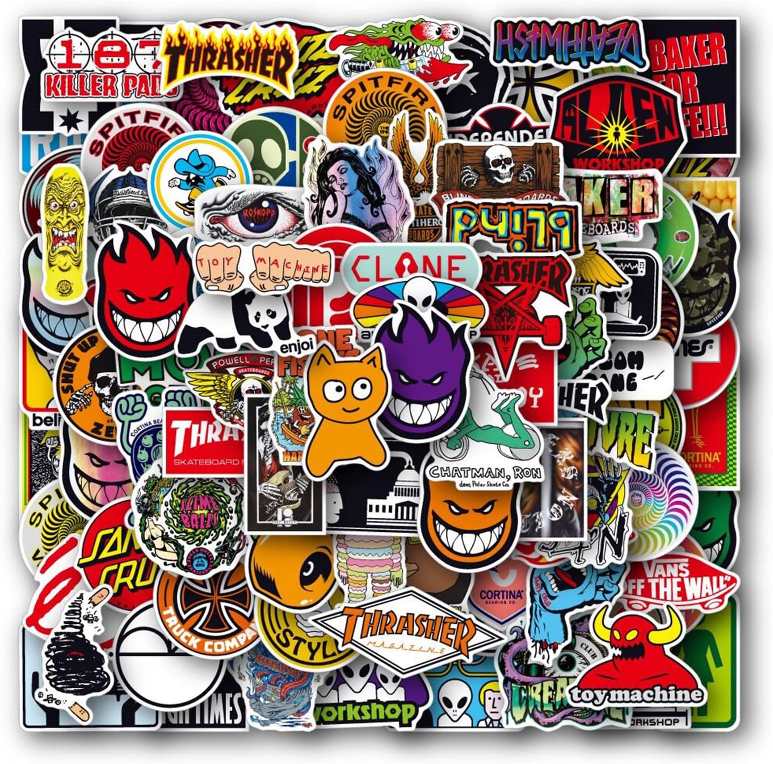 Amazon.com: Korlon Sticker Pack, 100 Pcs Vsco Stickers Bomb Graffiti ...