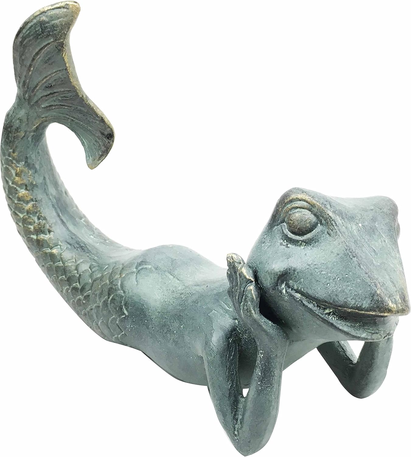 Amazon.com: Fairytale Fantasy Magical Frog Mermaid Shelf Sitter ...