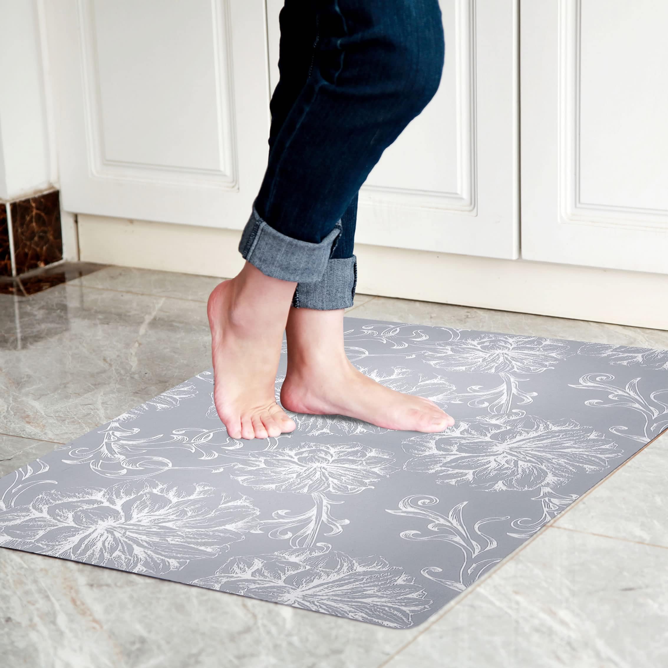 Amazon.com: YOFTLUJU 1/10 Inch Ultra Thin Door Mat Indoor, Non Slip ...