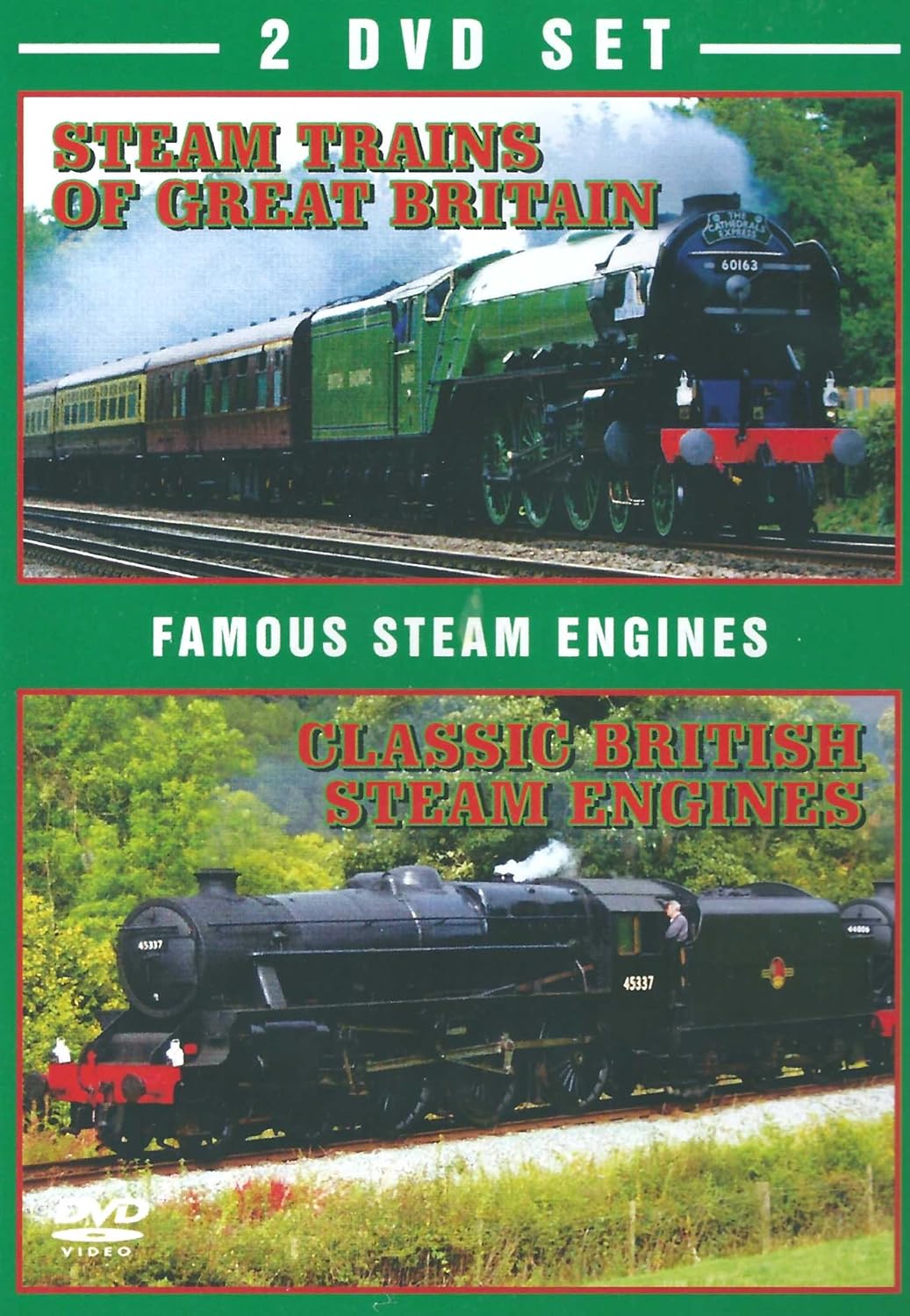 Famous Steam Engines 2 DVD Set - Steam Trains of Great Britain ...