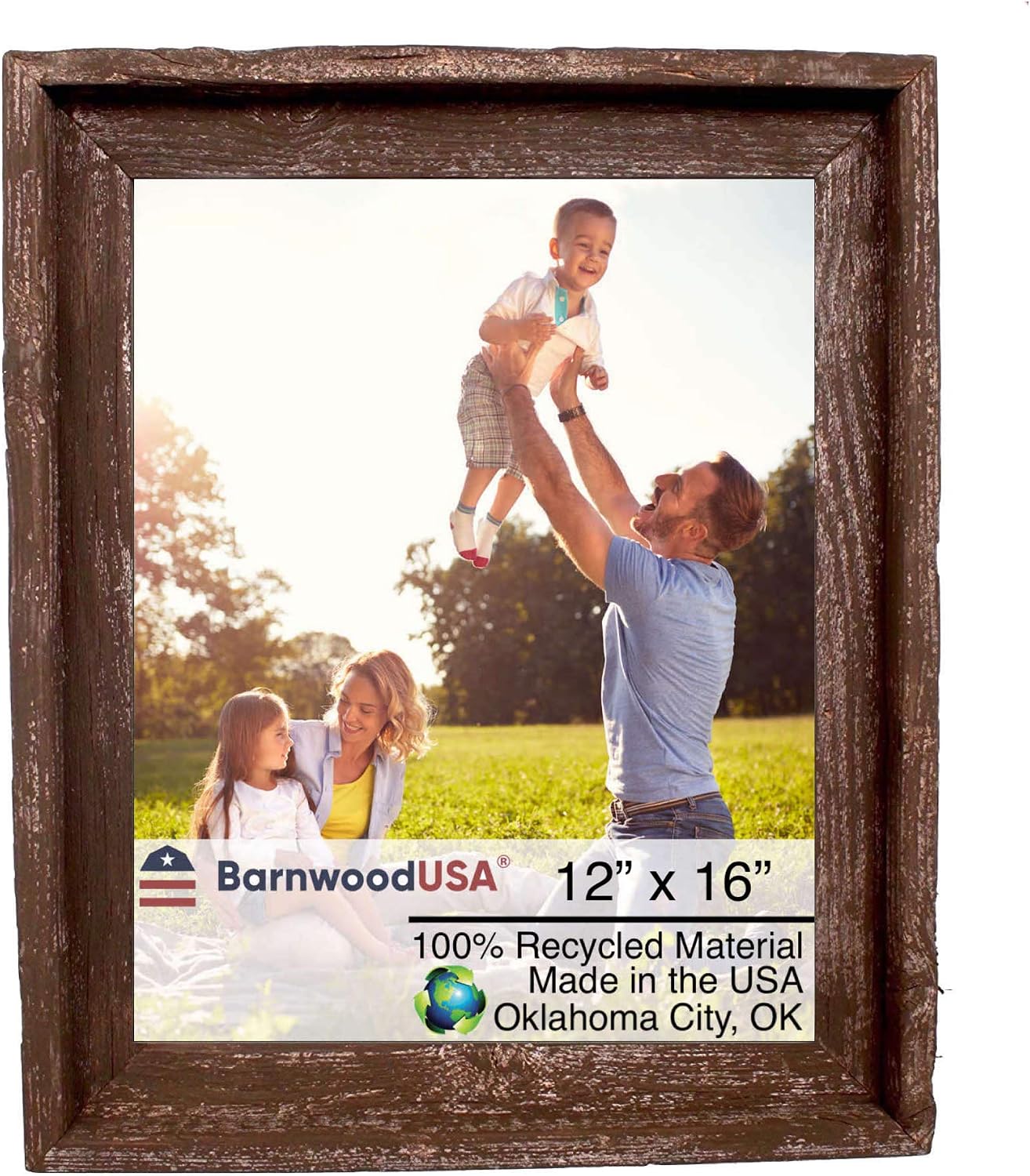 Amazon.com - BarnwoodUSA | Farmhouse Style Rustic 12x16 Picture Frame ...