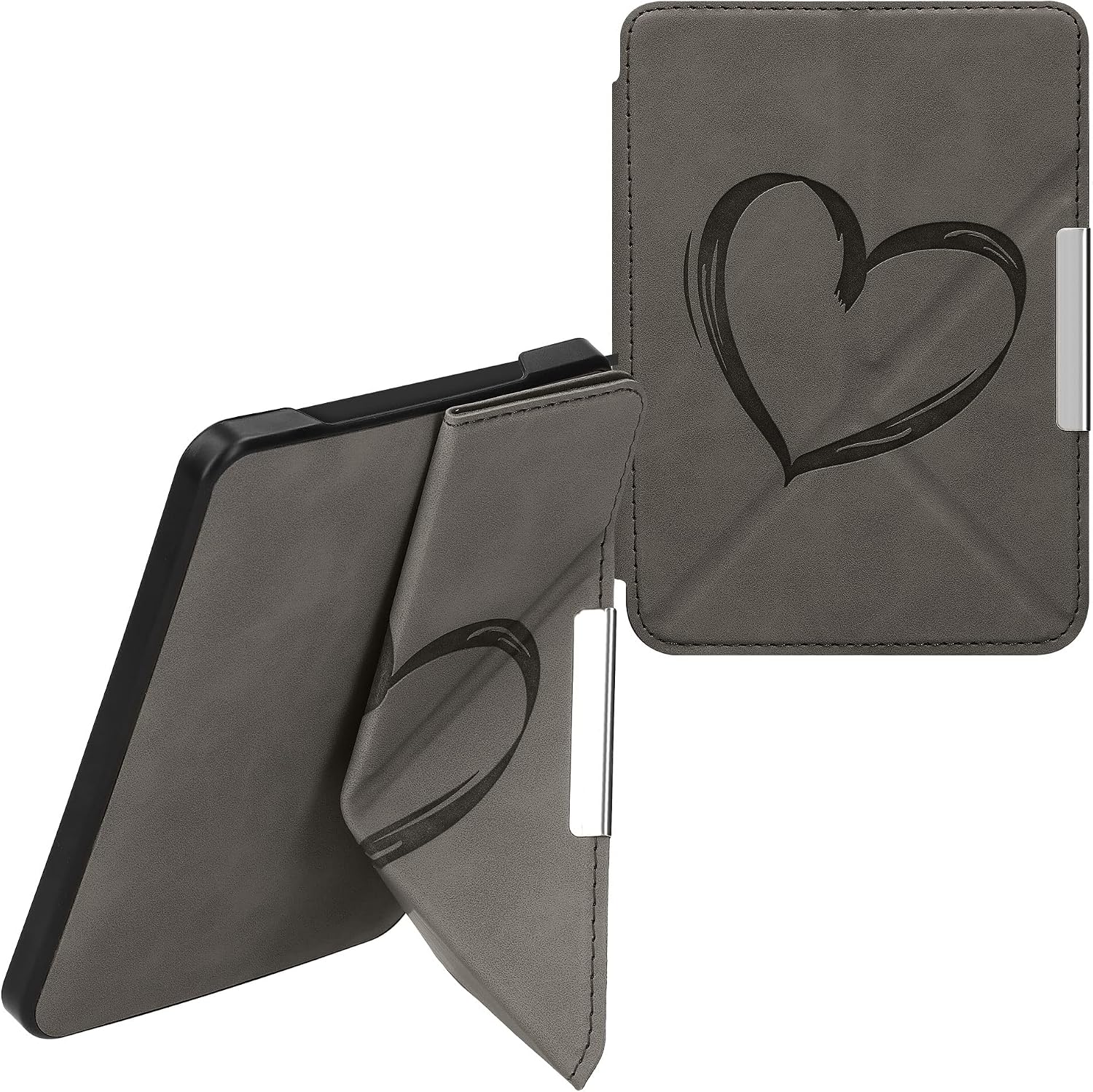 Amazon.com: kwmobile Faux Nubuck Origami Case Compatible with Kobo ...