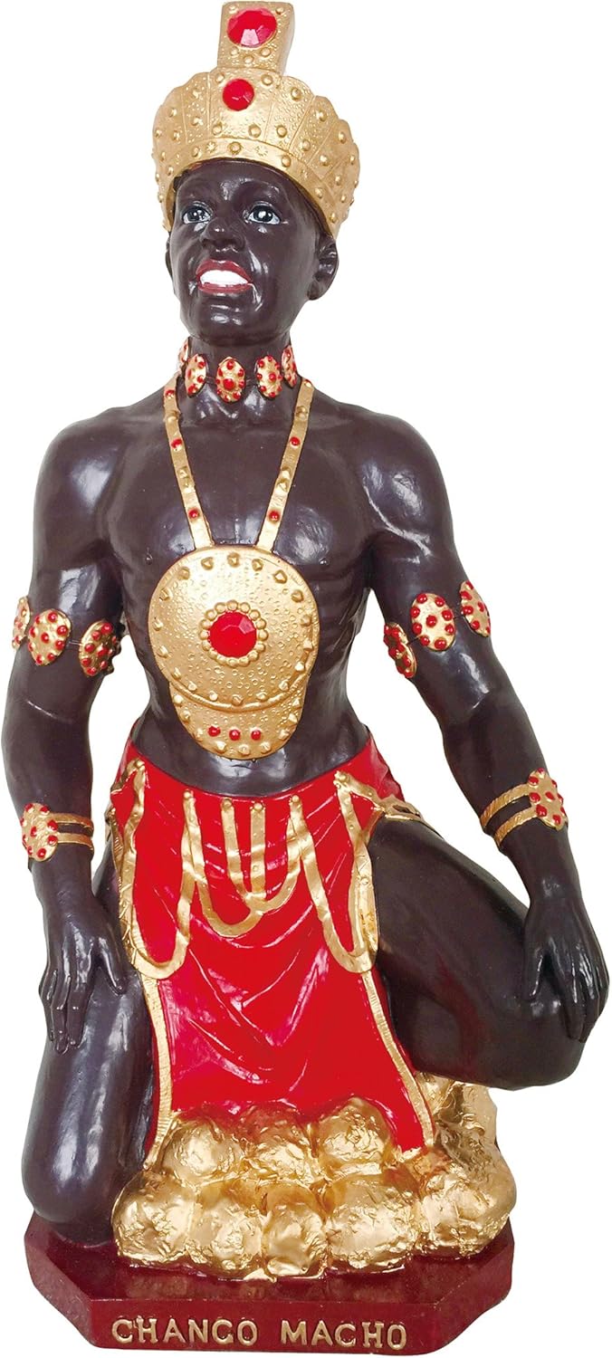 Amazon.com: Santo Orisha Shango Macho Statue Orisha Chango Macho Statue ...