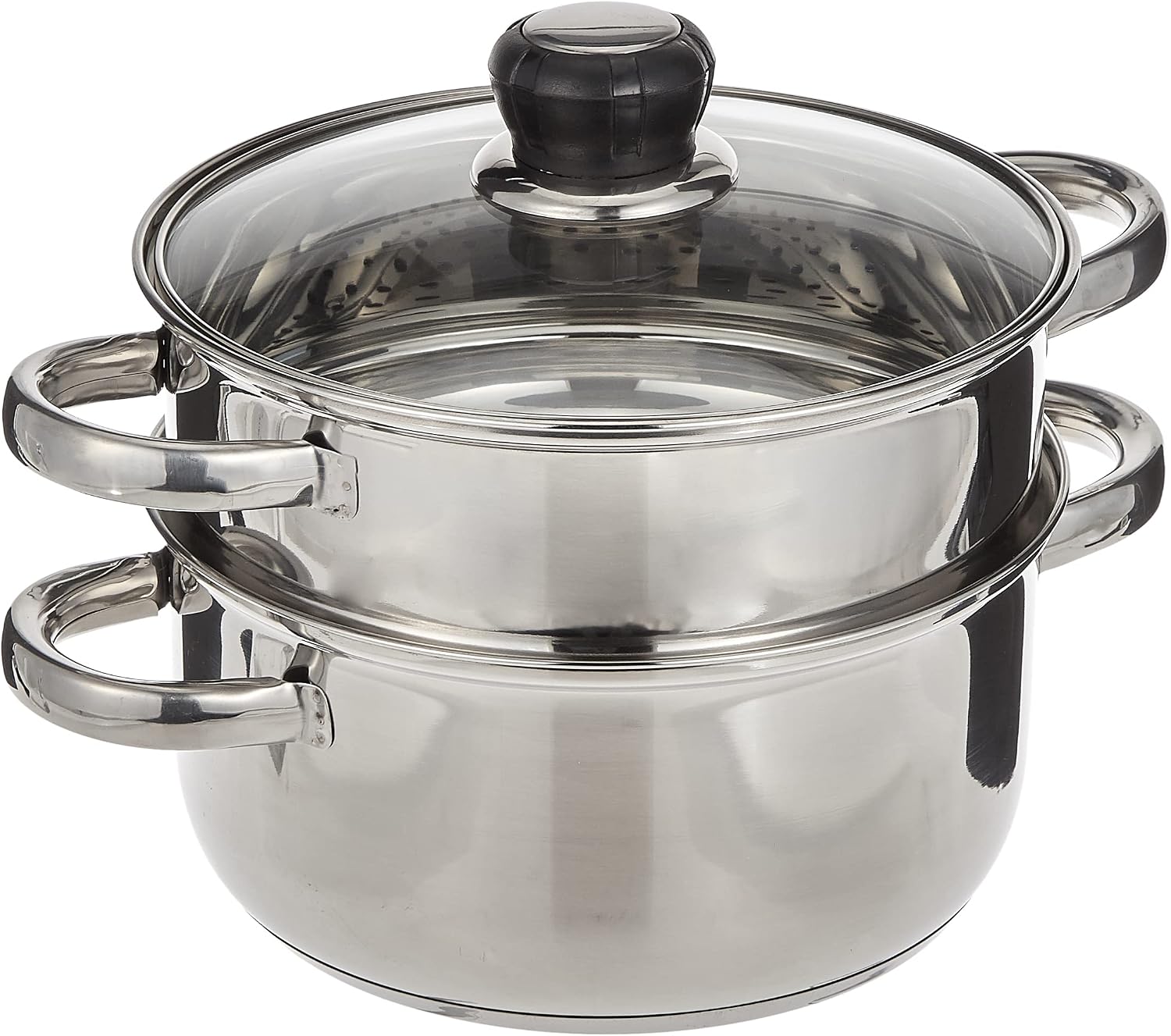 Wilson 2 Layer Stainless Steel Steamer Set 20cm | Stainless Steel ...