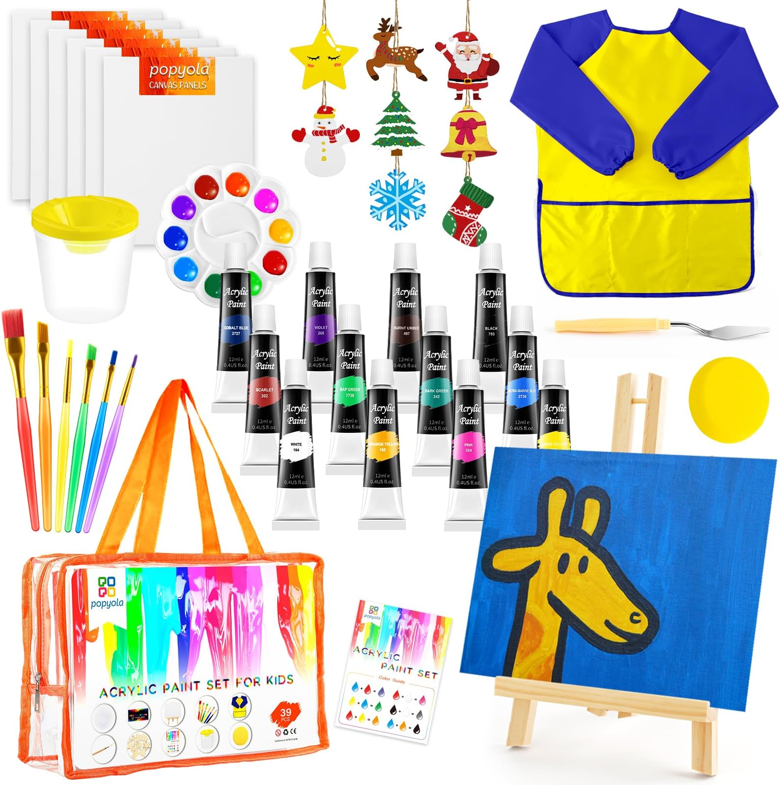Amazon.com: Paint Set for Kids,Art Supplies for Kids 9-12 Includes 12 ...