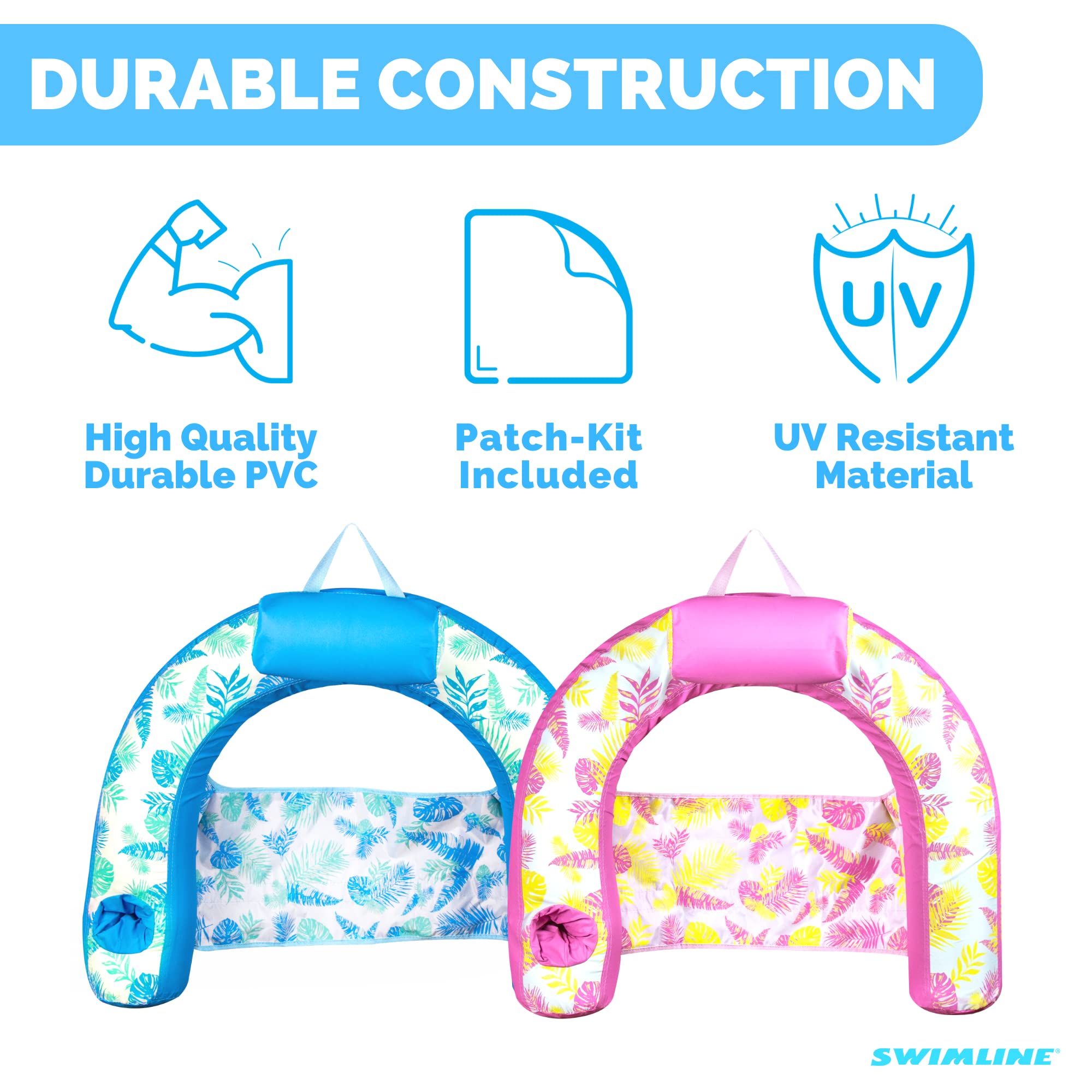 Snapklik.com : SWIMLINE Original 90467 Fabric Covered U-Seat Tropical 2 ...