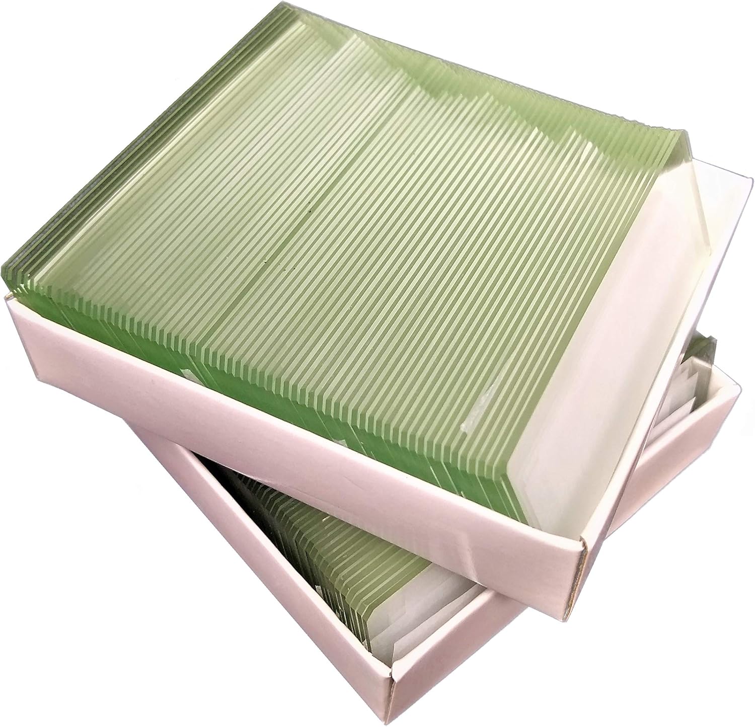 Clear Microscope Slides [Pack of 144] 3''x1'' Pre-Cleaned Plain Blank ...