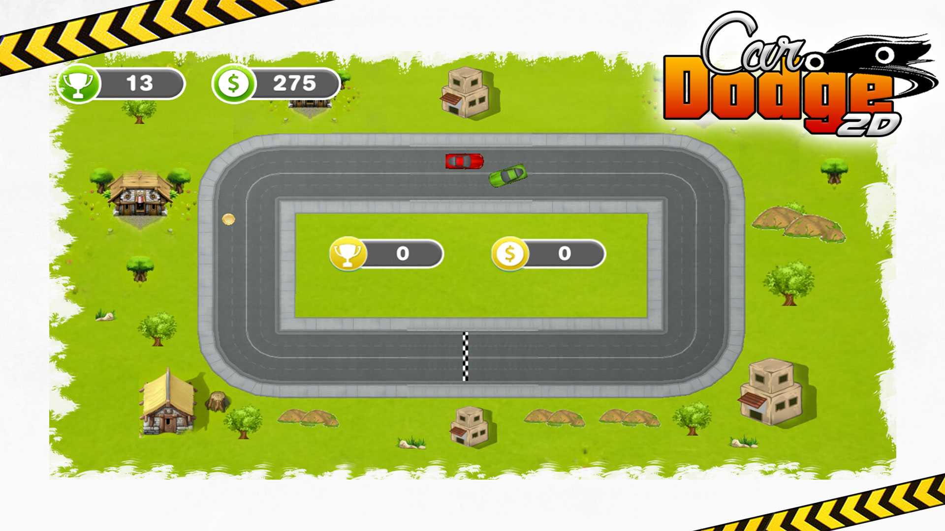 Car Dodge 2D - Real 2 Lanes Car Racing Fun Game - App on Amazon Appstore