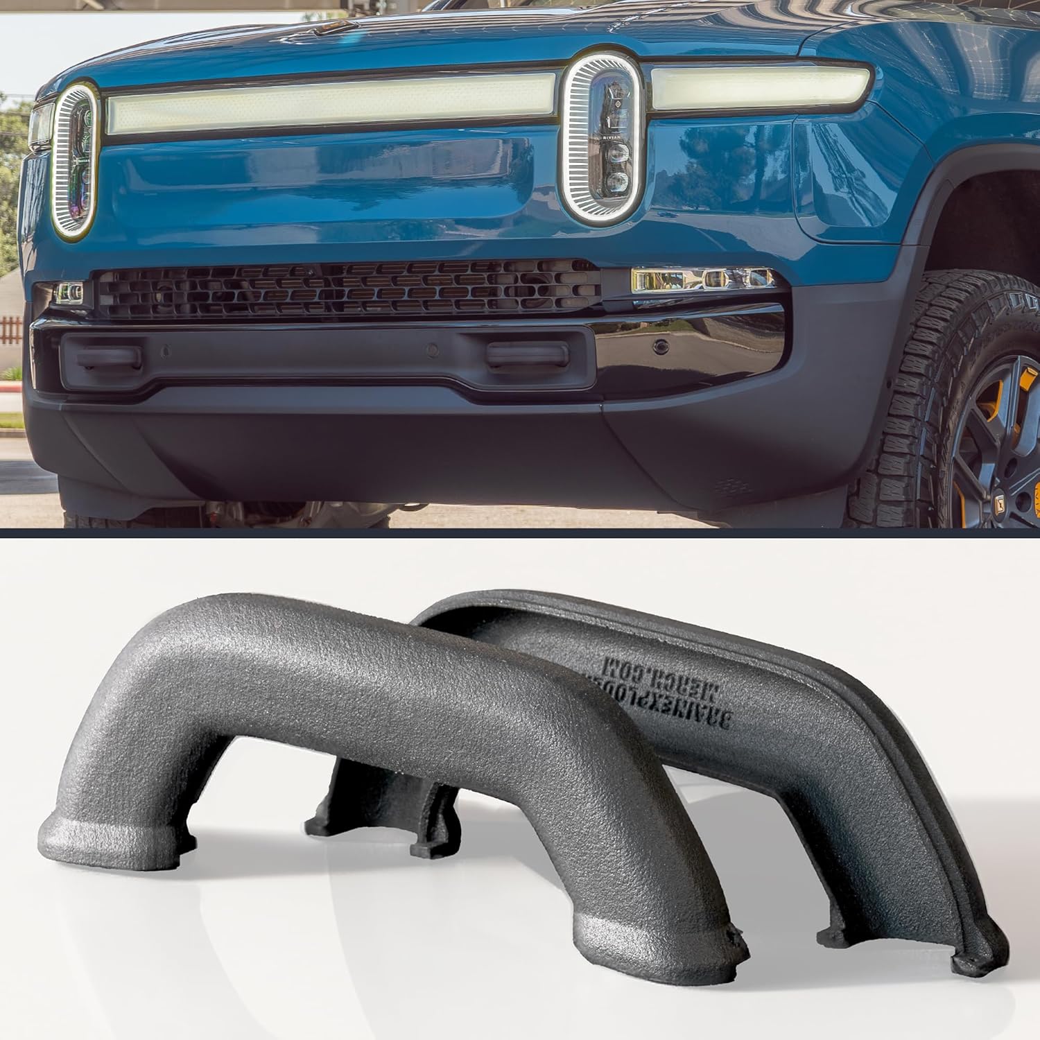 Amazon.com: BrainExploder Tow Hook Clam Shell Cover for Rivian R1T and ...