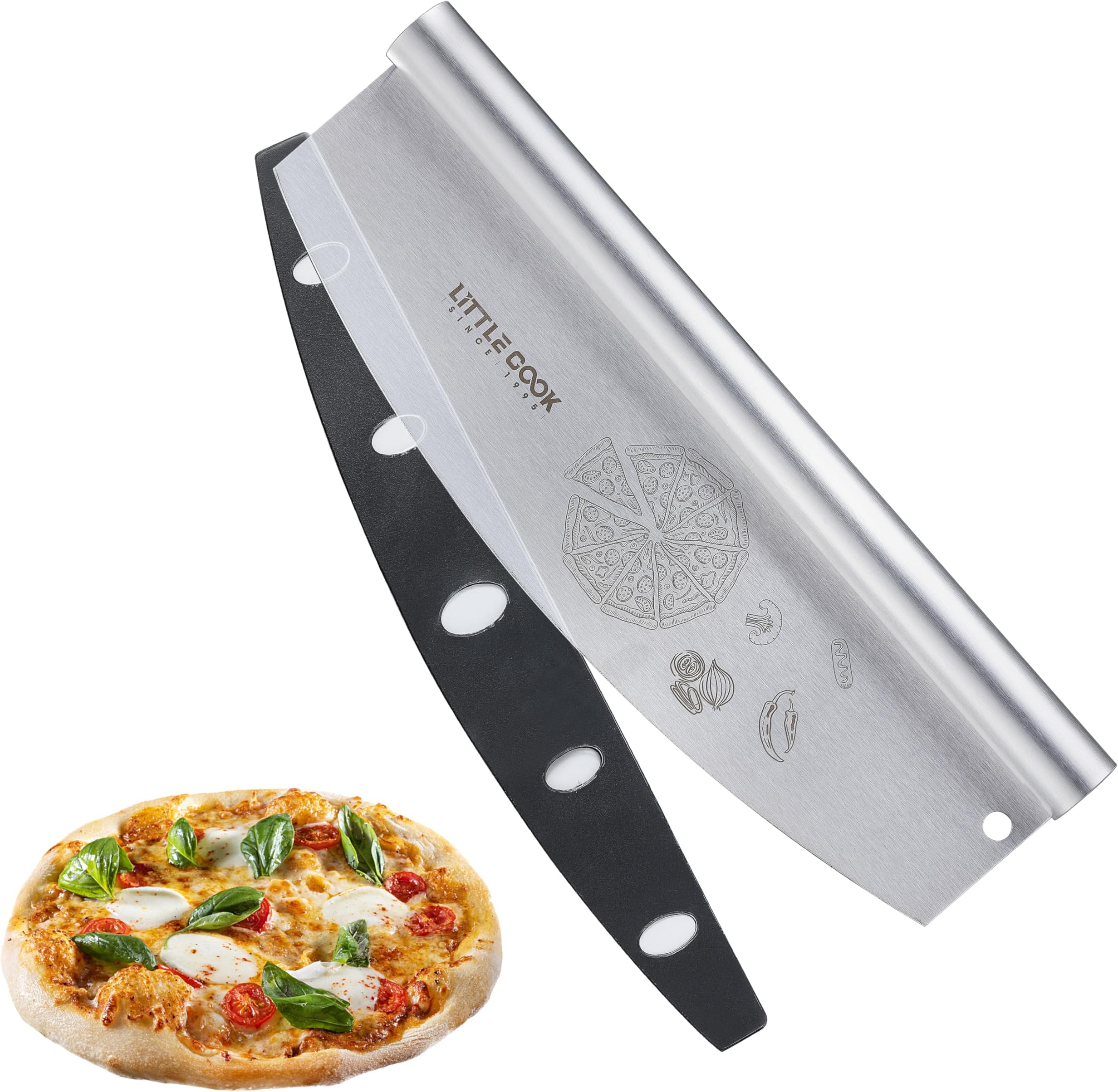 Amazon.com: 14” Pizza Cutter by KitchenStar | Sharp Stainless Steel ...