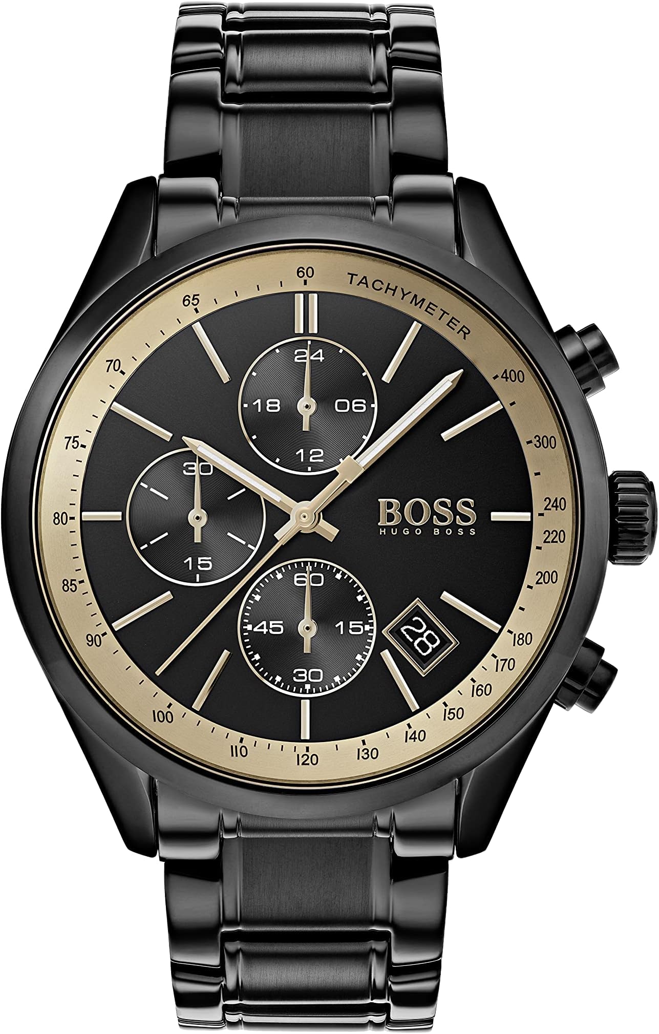 Hugo Boss Unisex-Adult Chronograph Quartz Watch with Stainless Steel ...