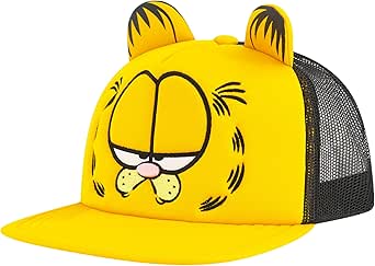 Garfield Dad Hat, Cotton Adjustable Baseball Cap with Curved Brim ...