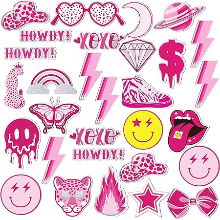 Amazon.com: 16pcs Pink Preppy Refrigerator Magnets Women Fridge Magnets ...