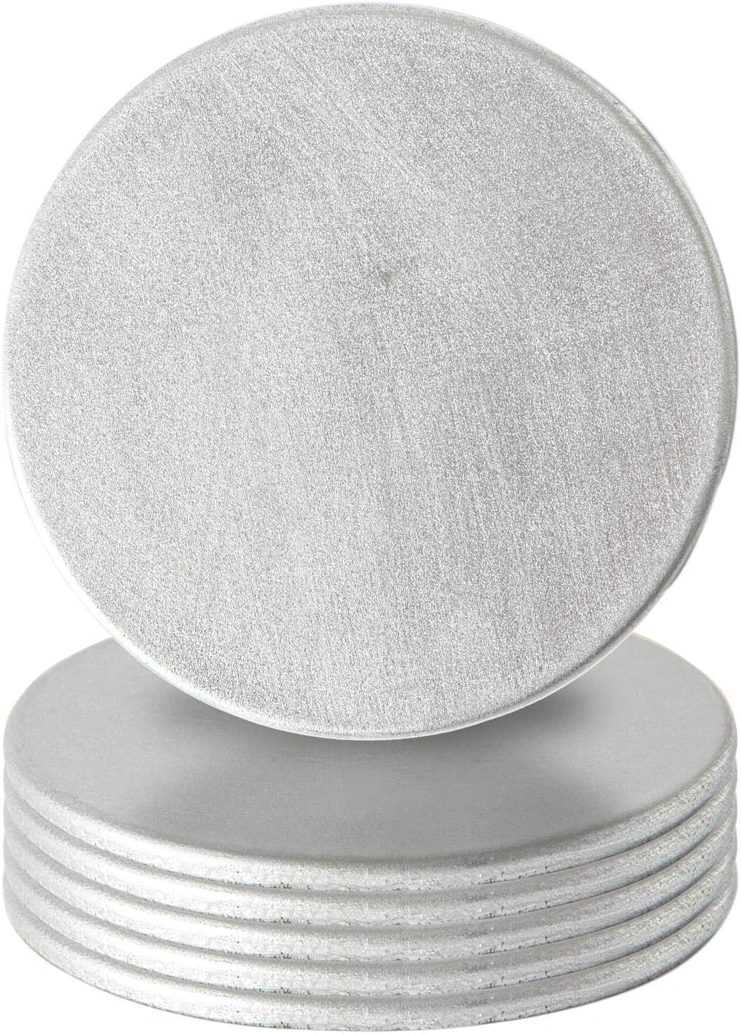 Premier Housewares Coasters - Set of 4, Hammered Stainless Steel ...