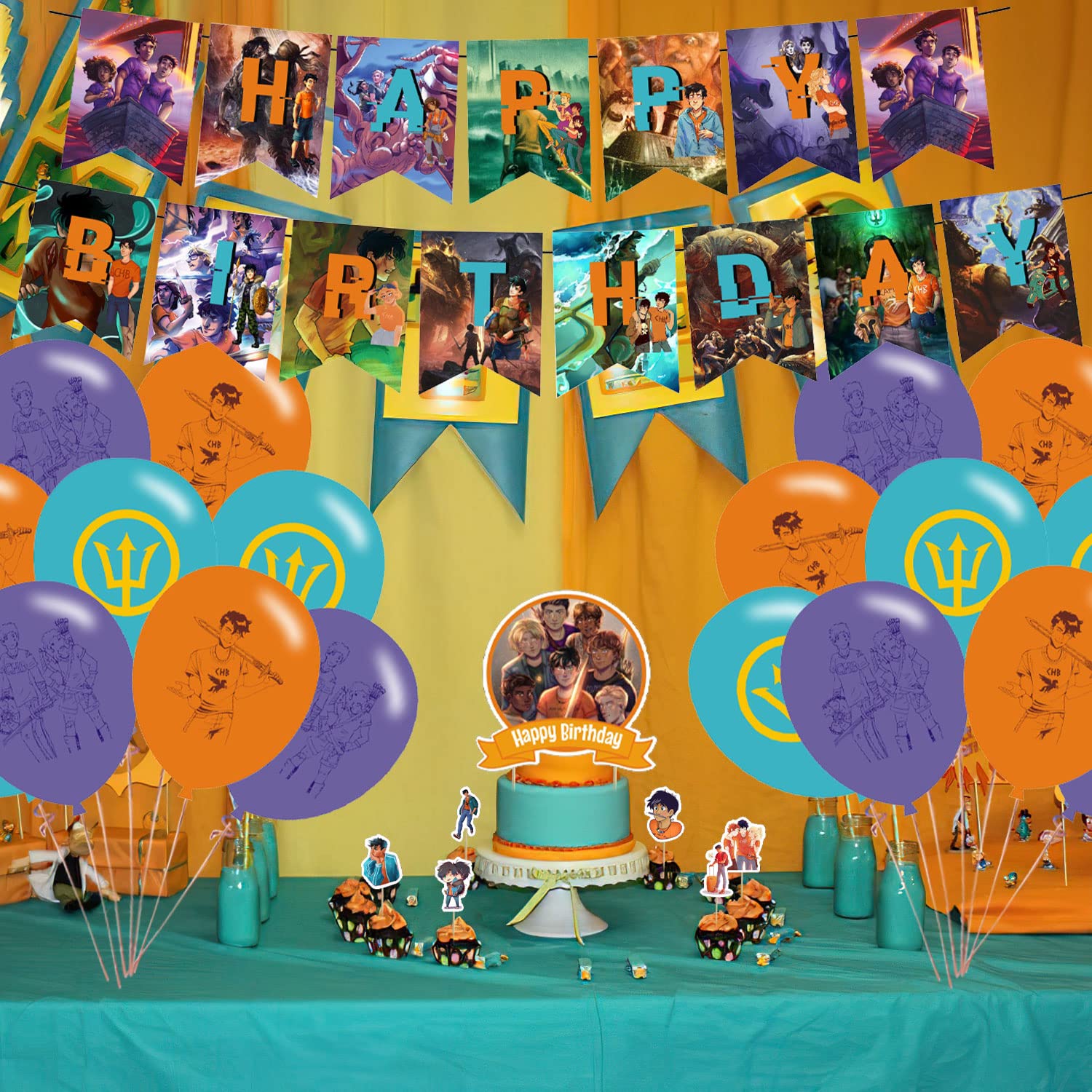 Snapklik.com : Birthday Party Decorations, Fantasy Adventure Theme ...