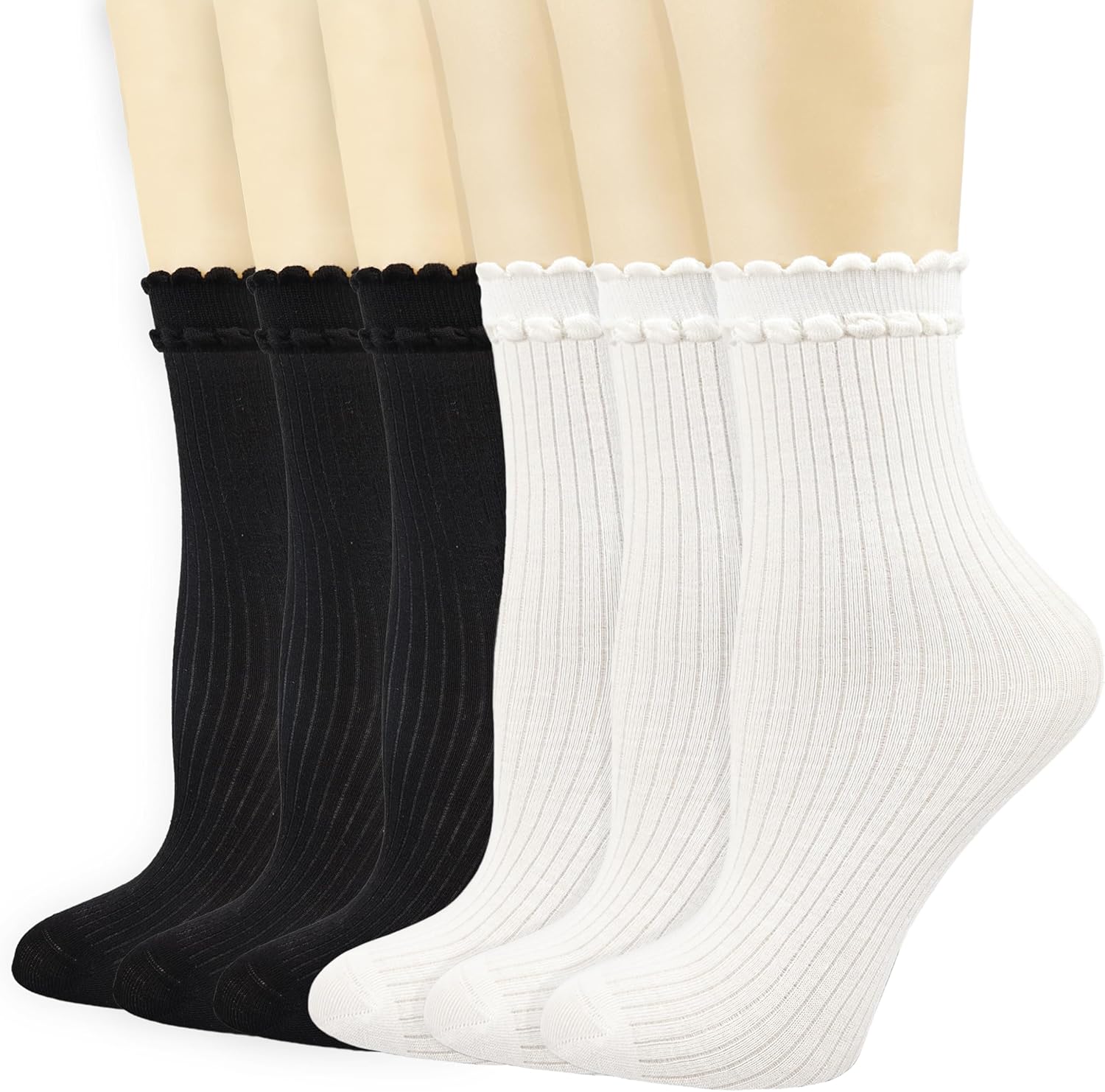 Amazon.com: Mcool Mary Women's Ankle Socks, Breathable Cotton Crew ...
