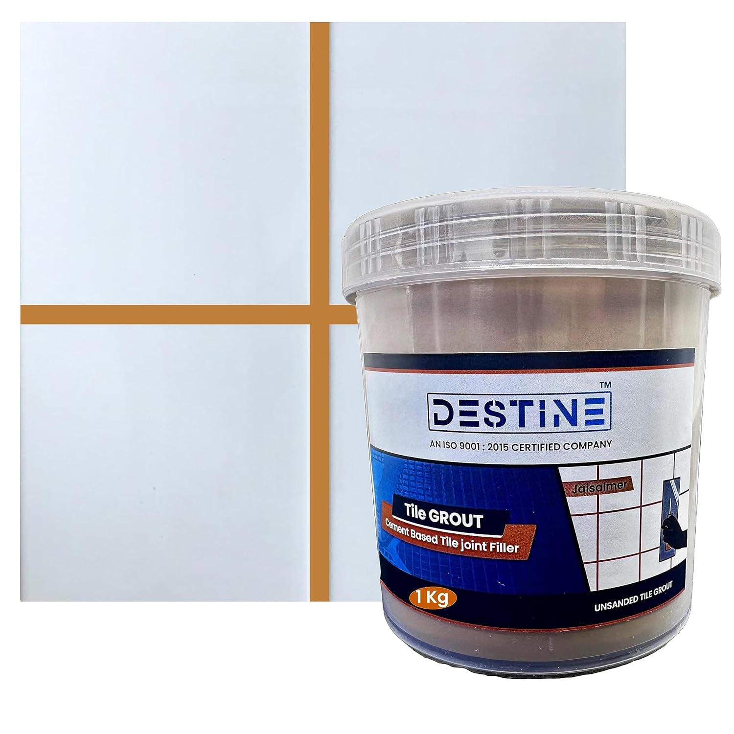 DESTINE® READY-TO-MIX "TILE GROUT" (16 COLOURS) (ALL PACKS: 100 Gm,250 ...
