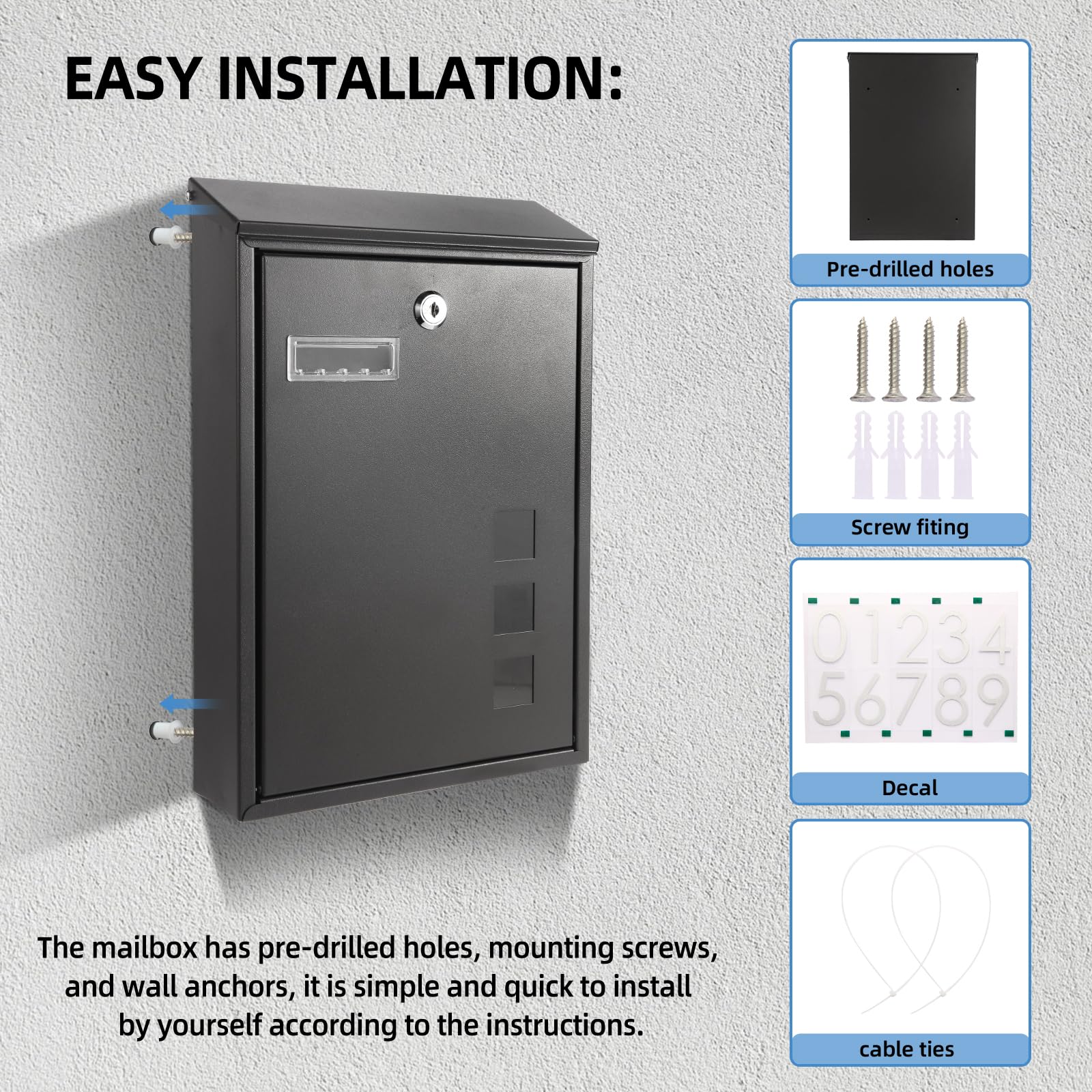 Lockable Mailboxes With Buzzer Unit 6 Vault Series The Leading Anti