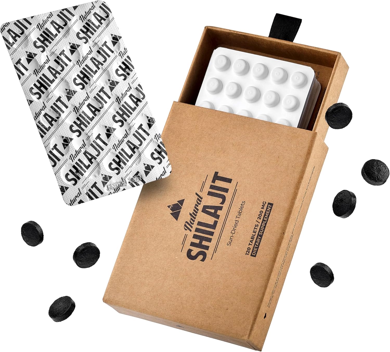 Amazon.com: NATURAL SHILAJIT Tablets - 120 Count, Sun Dried 100% Pure ...