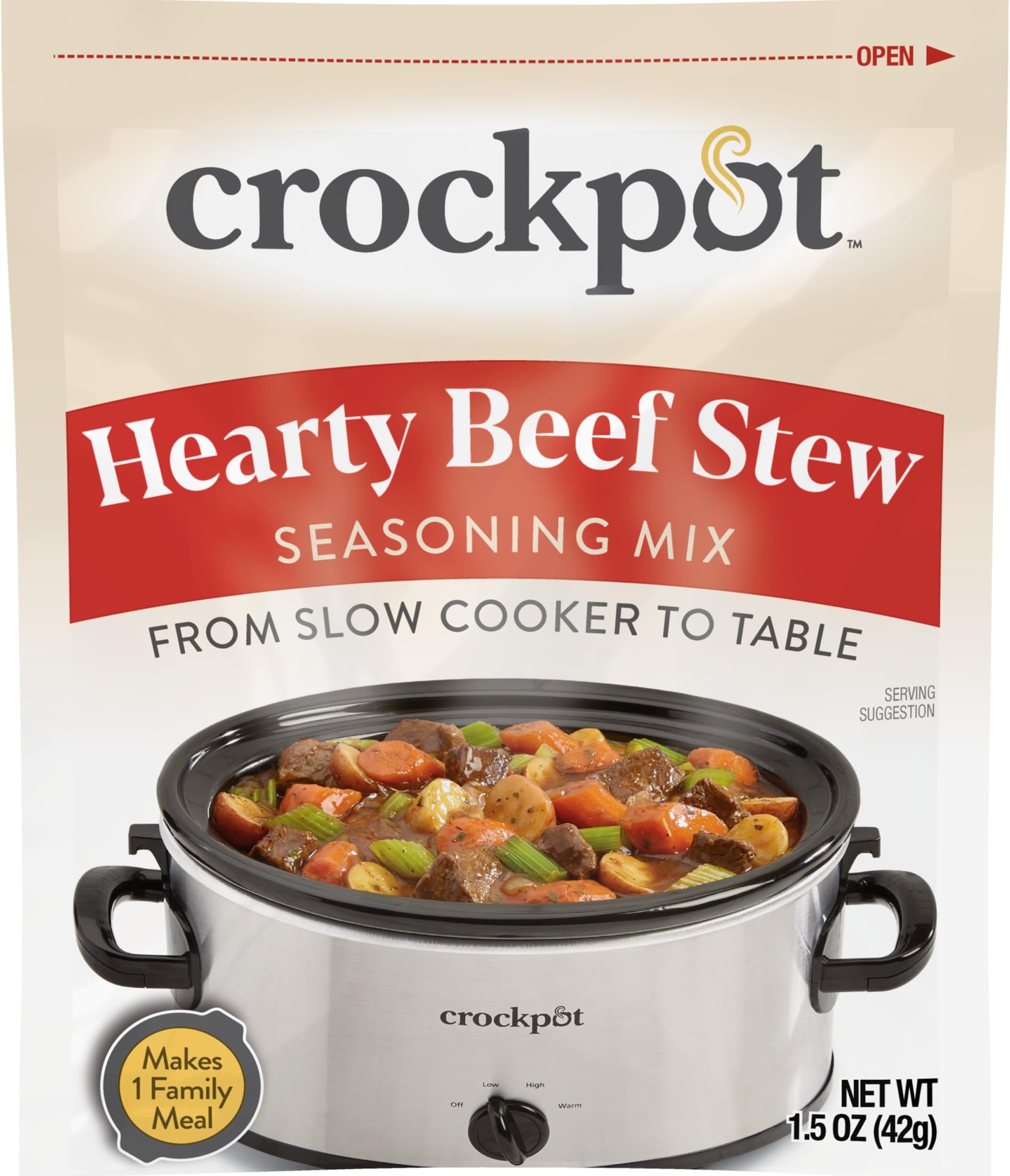 Amazon.com : Crockery Gourmet Seasoning Mix for Beef, 2.5-Ounce Packets ...