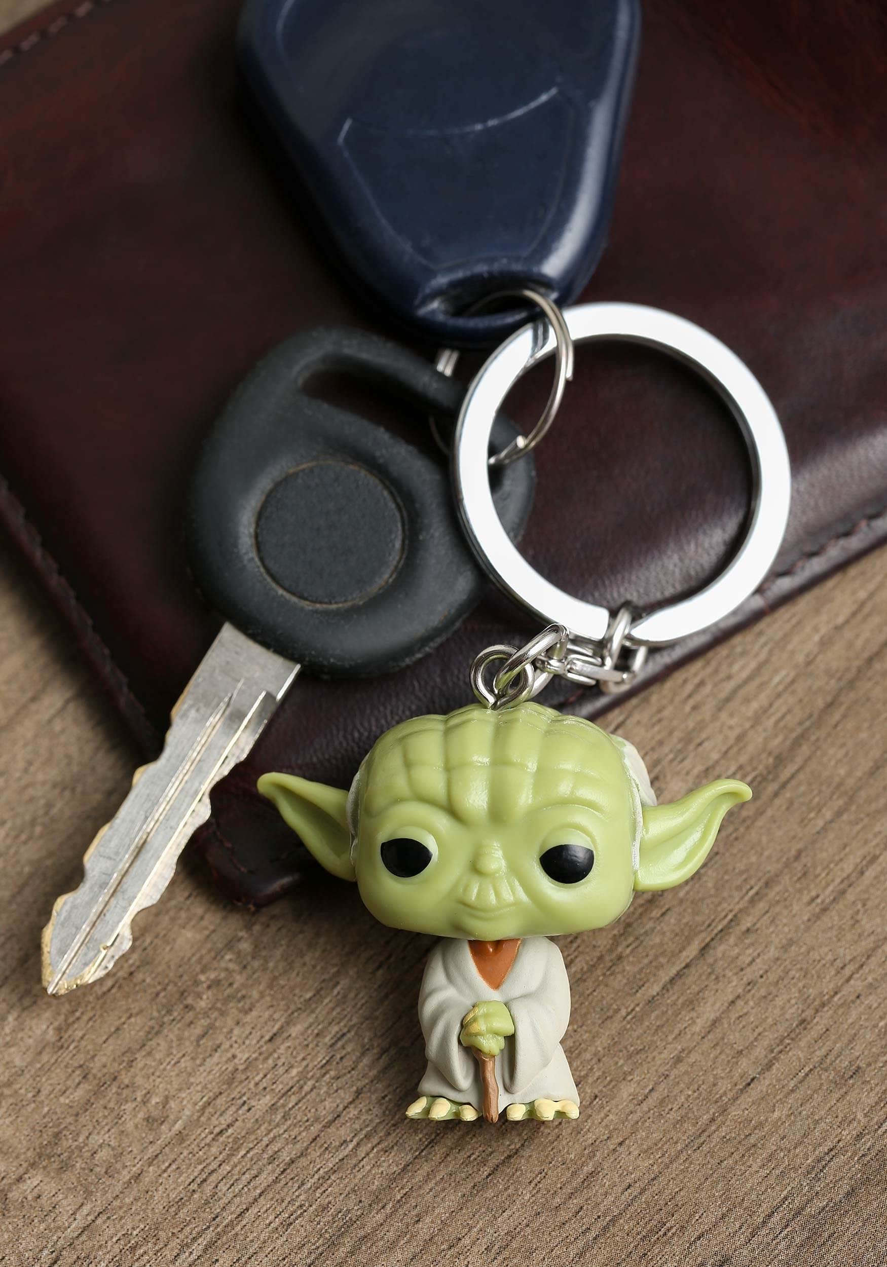Portachiavi Collezionabile 5 Cm Portachiavi Star Wars Yoda Poptaters ...