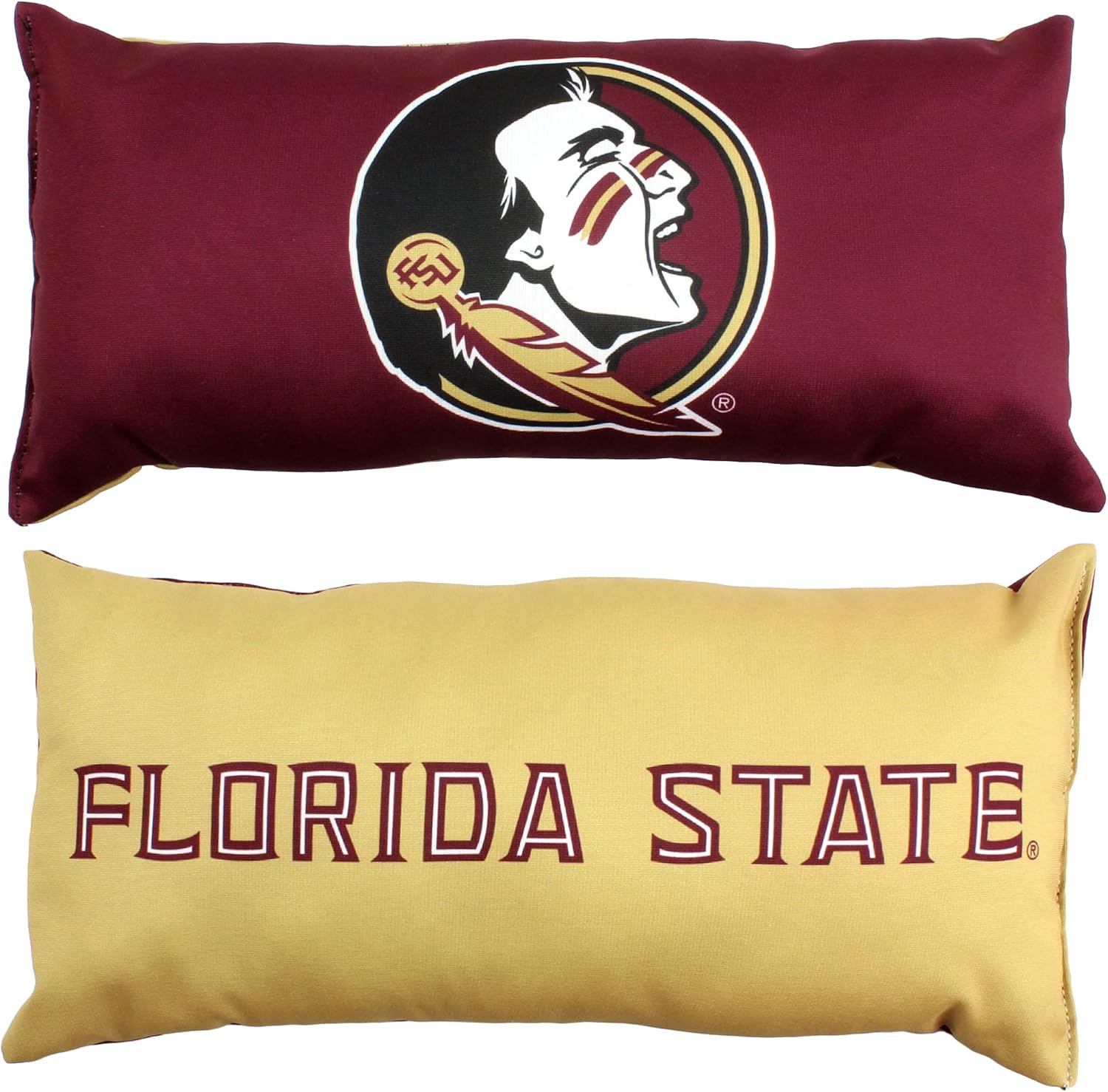 Amazon.com: College Covers Solid Color Bolster Travel Pillow, 1 Count ...