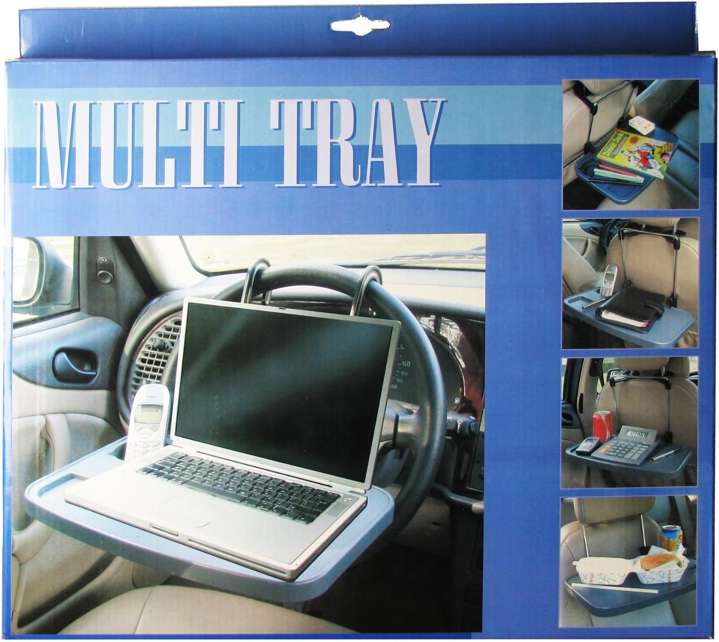 Travel Multi Tray - Table /Desk & Cup Holder - Car, Van, Boat Caravan ...