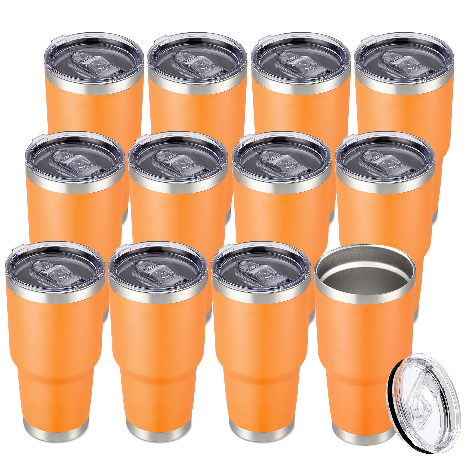 Amazon.com | Cool Yoleb 30 oz Tumbler with Lid Stainless Steel Tumblers ...