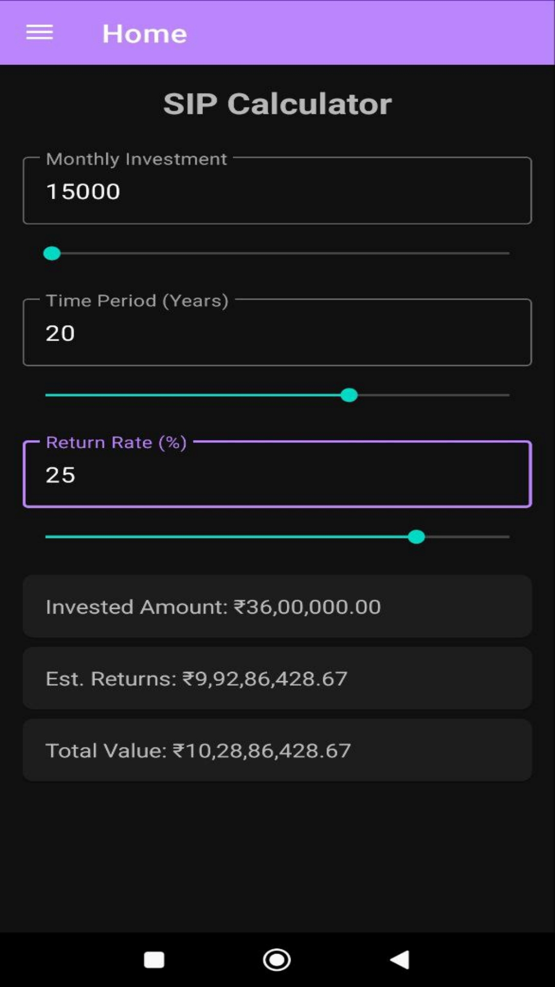 Sip Calculator - App on Amazon Appstore