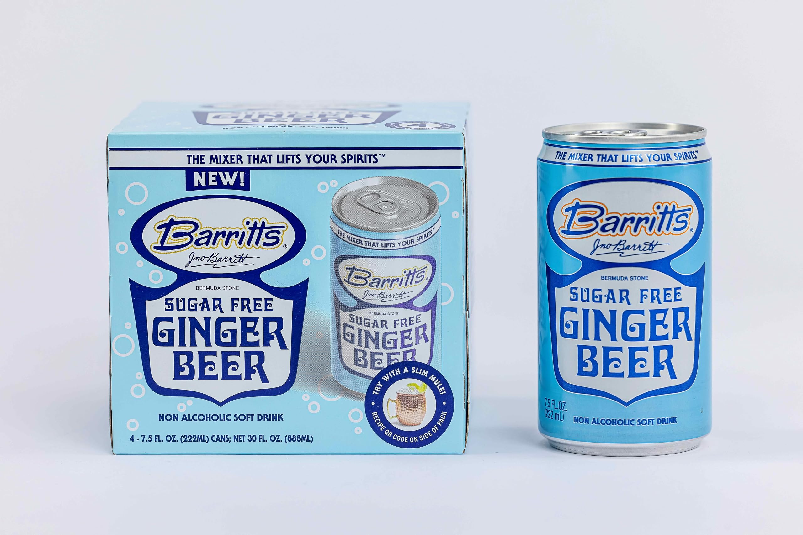 Amazon.com : Barritt's Mixers - Sugar Free Diet Ginger Beer, Non ...