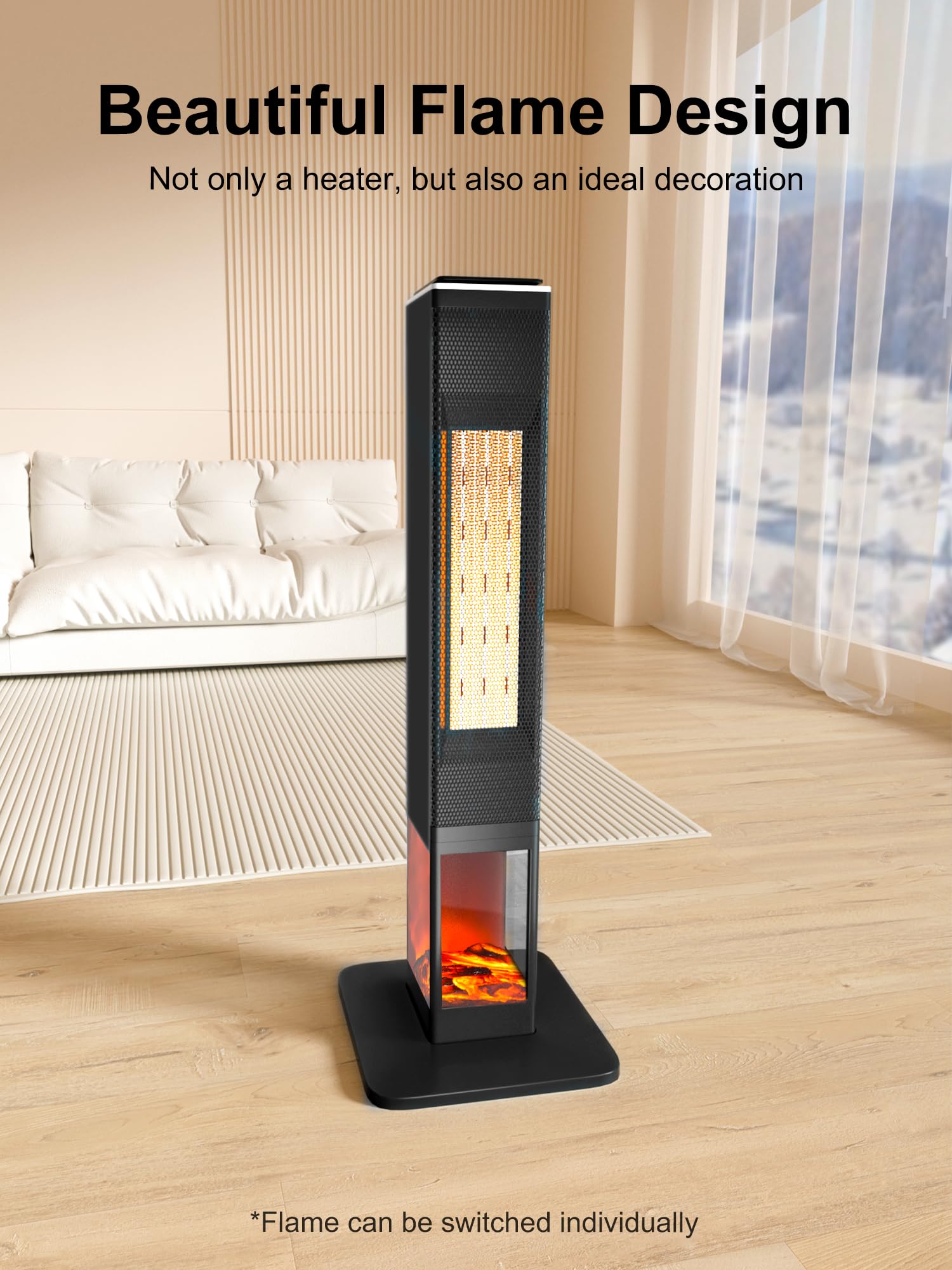Snapklik.com : AKIRES 70 Oscillating Ceramic Heater,31Tower Space ...