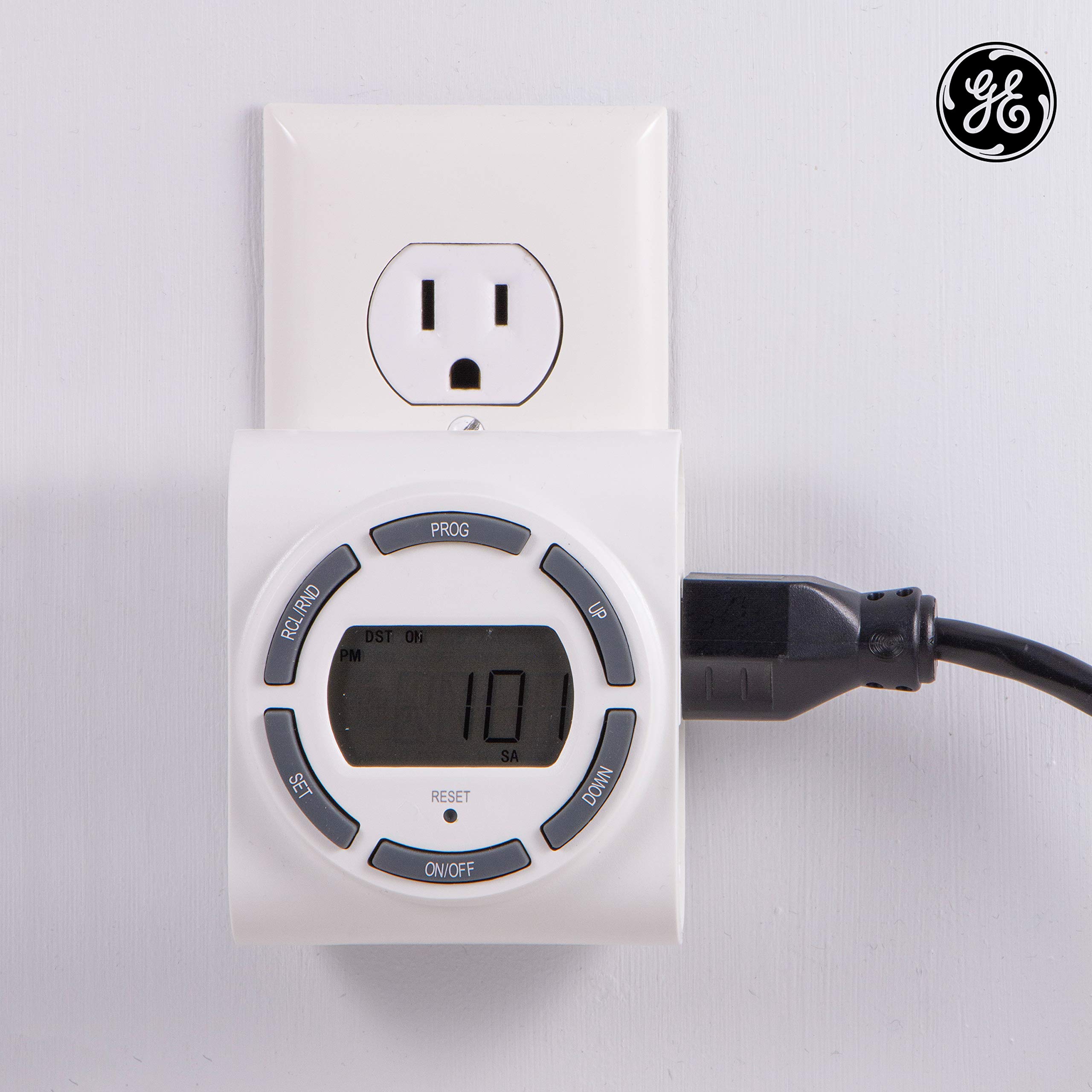 Two Ge Digital Timer Socket GE 7 Day Vacation Indoor Plug In