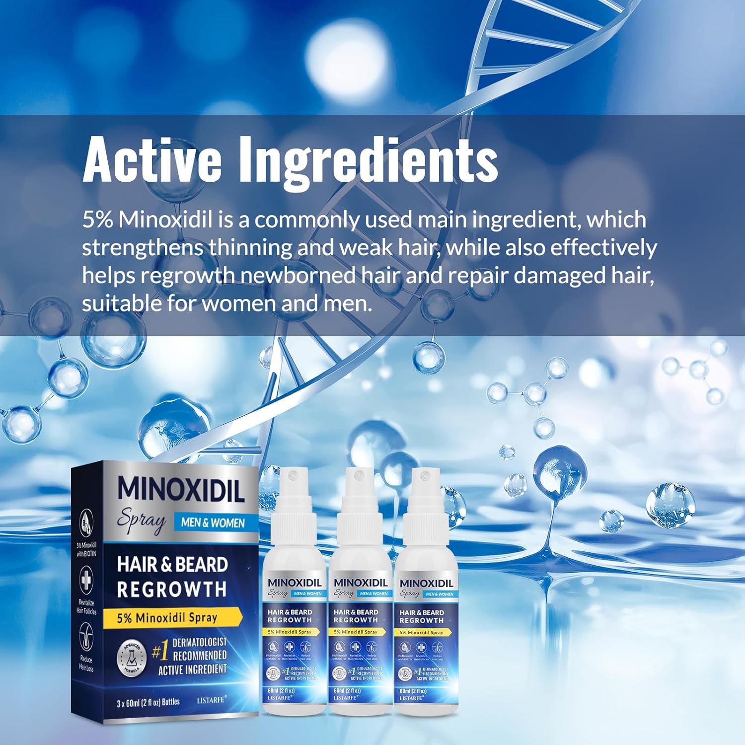 5% Minoxidil Spray 3PCS, Minoxidil for Men Hair and Philippines | Ubuy