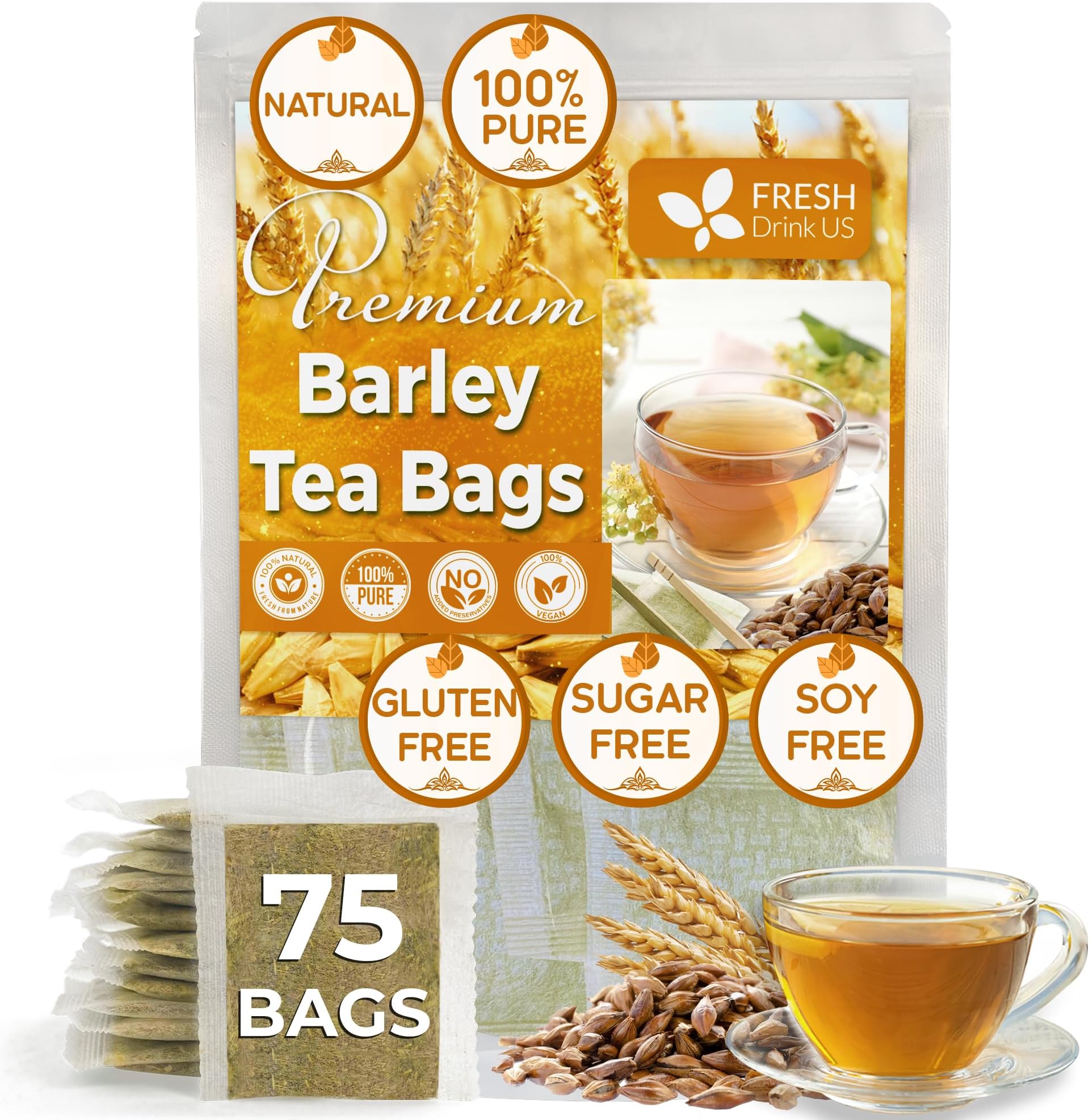 Amazon.com : ITO EN Japanese Barley Tea Kaori Kaoru (Aromatic) Mugichae ...