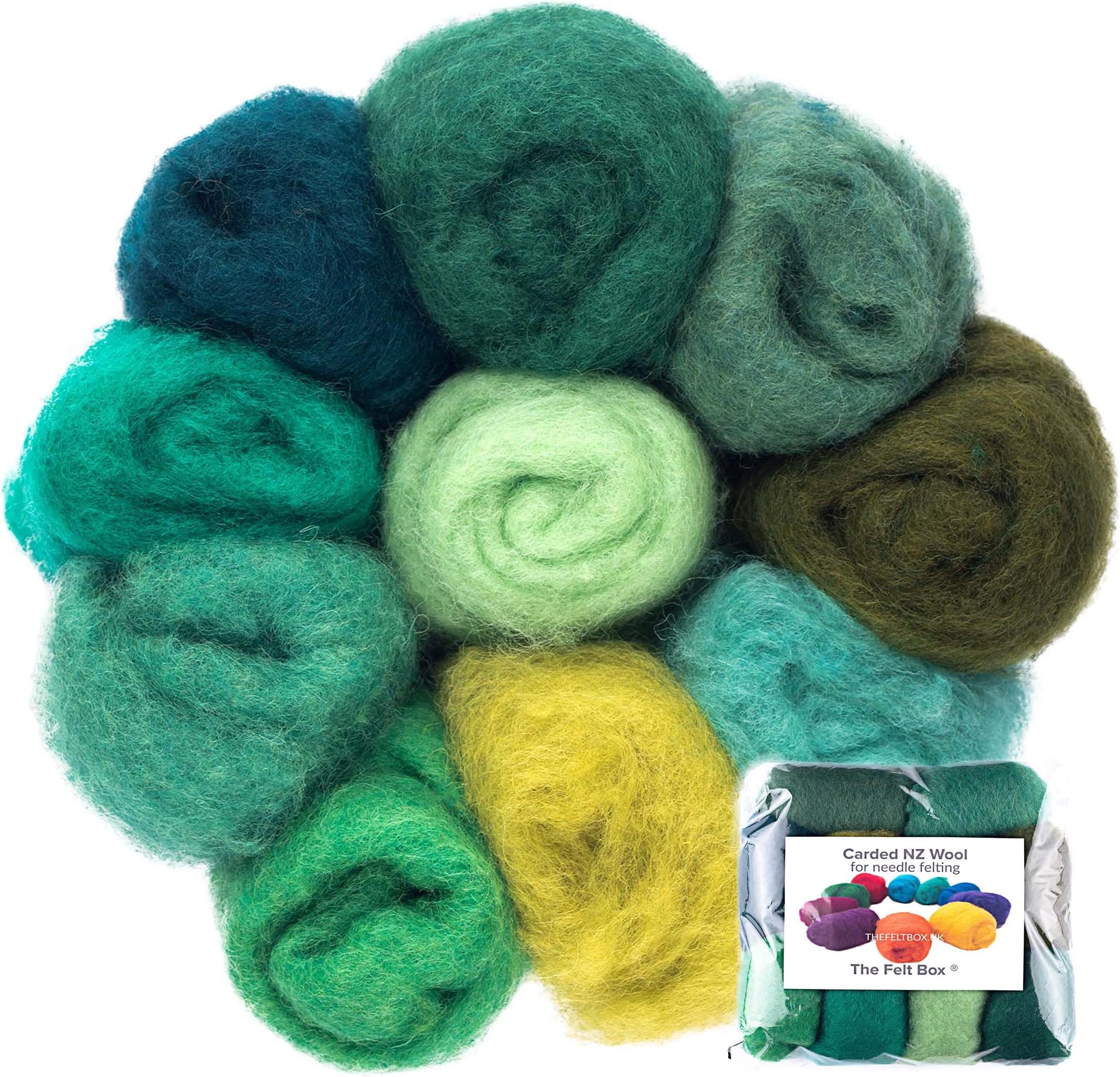 Molten Designs Glitz Midnight Merino Felting wool with Trilobal ...