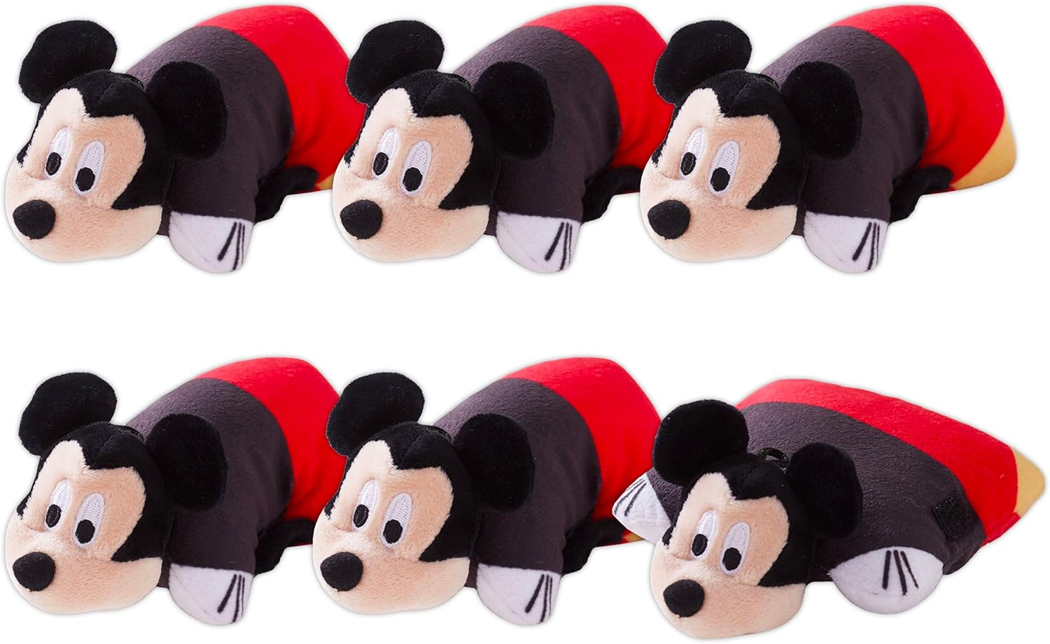 Amazon.com: Disney Shop Mickey Mouse Plush Party Favors Pack - Set of 6 ...