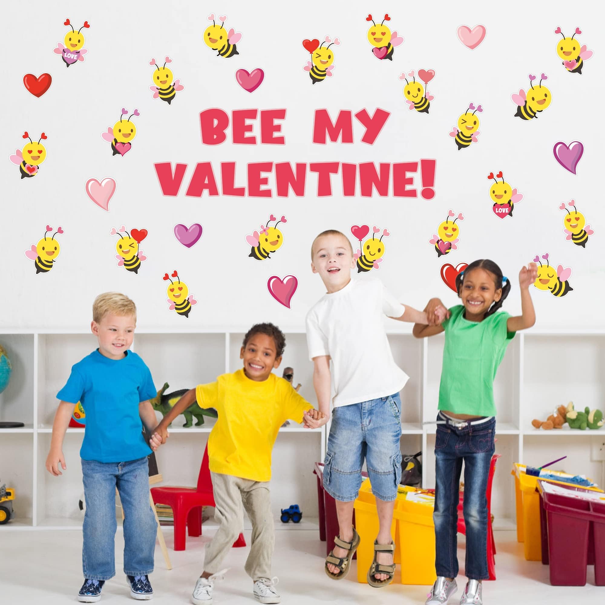 Snapklik.com : AsodSway Valentines Day Bee Bulletin Board Cutouts ...