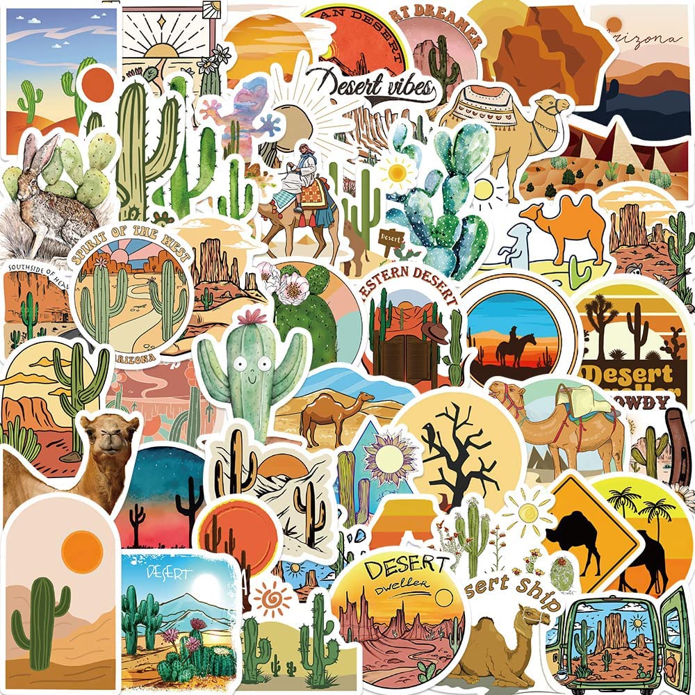 Amazon.com: Pigbit 50Pcs Arizona Western Country Desert Stickers ...