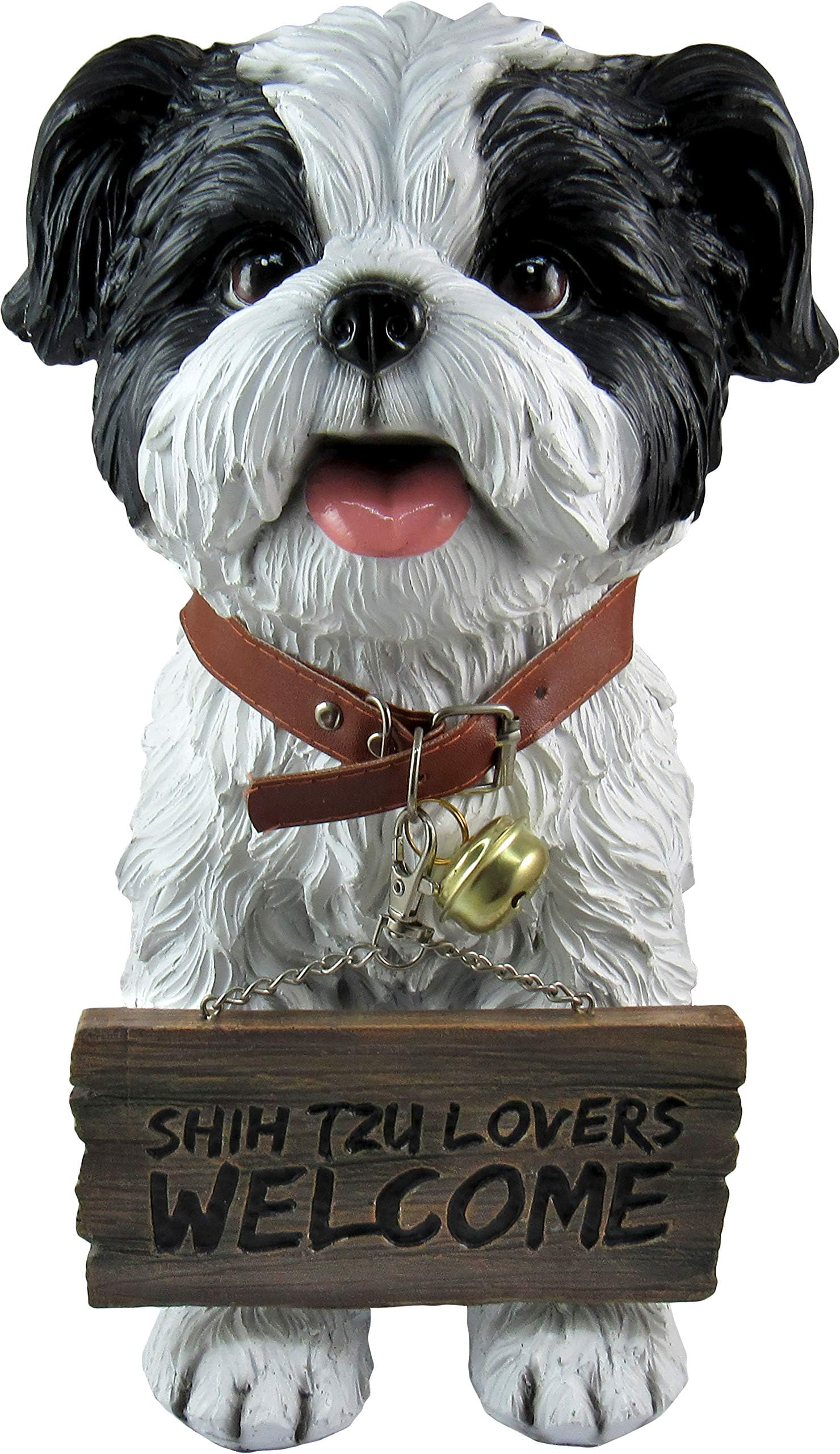 Amazon.com : DWK Front Porch Dog Outdoor Welcome Sign Decorative Statue ...